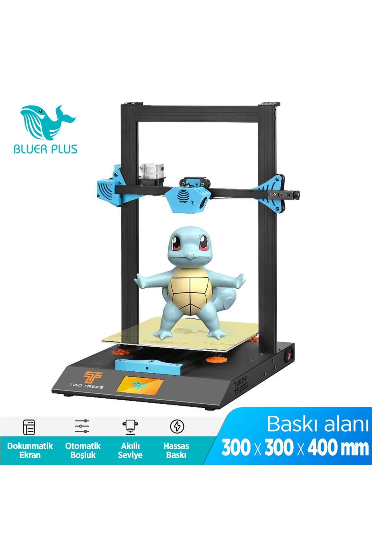 Two Trees Bluer Plus Blu-5 Dokunmatik Ekranlı 3d Yazıcı Printer ...