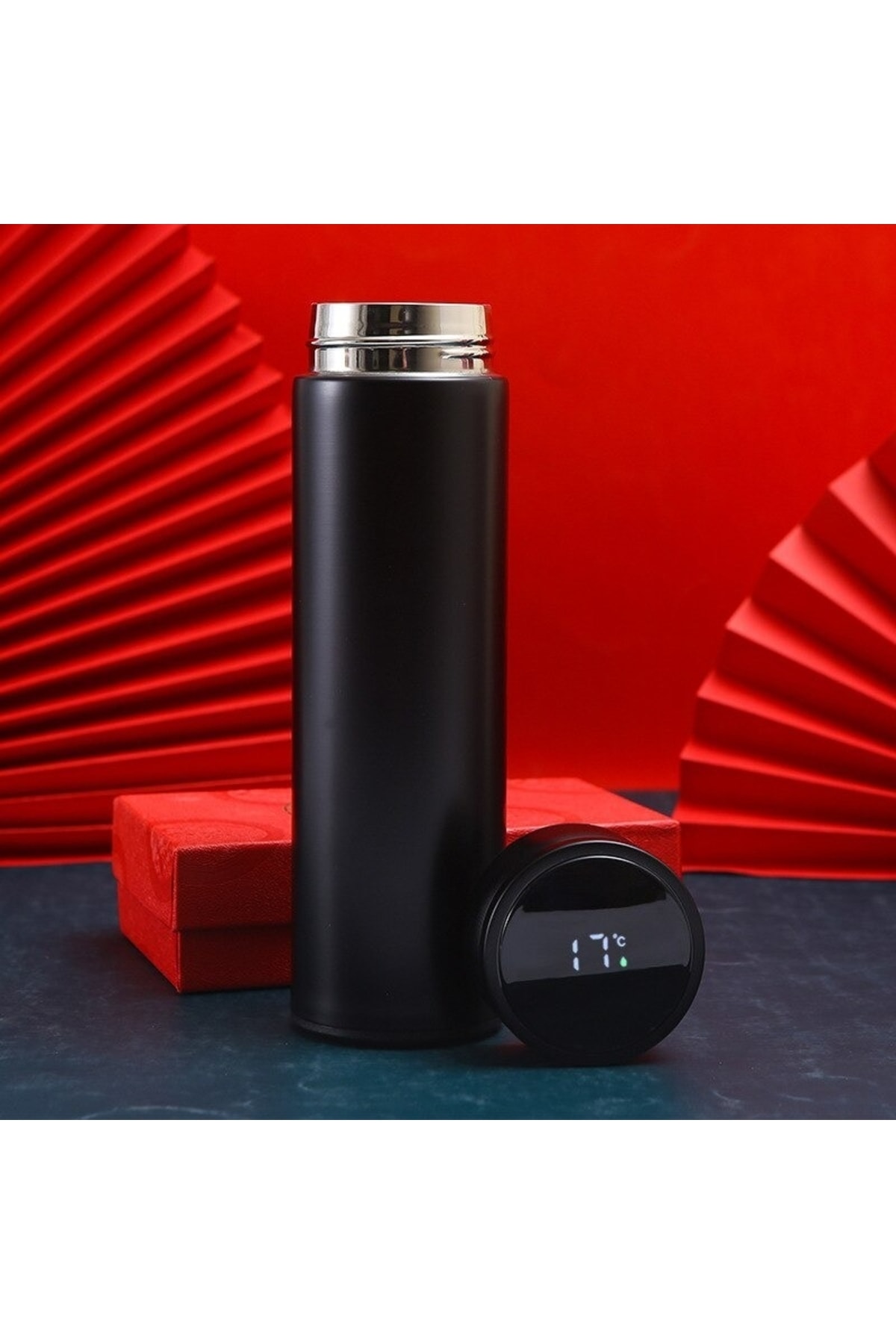 TeknoClass Dokunmatik Led Sıcaklık Göstergeli Dijital Termos 500 Ml ...