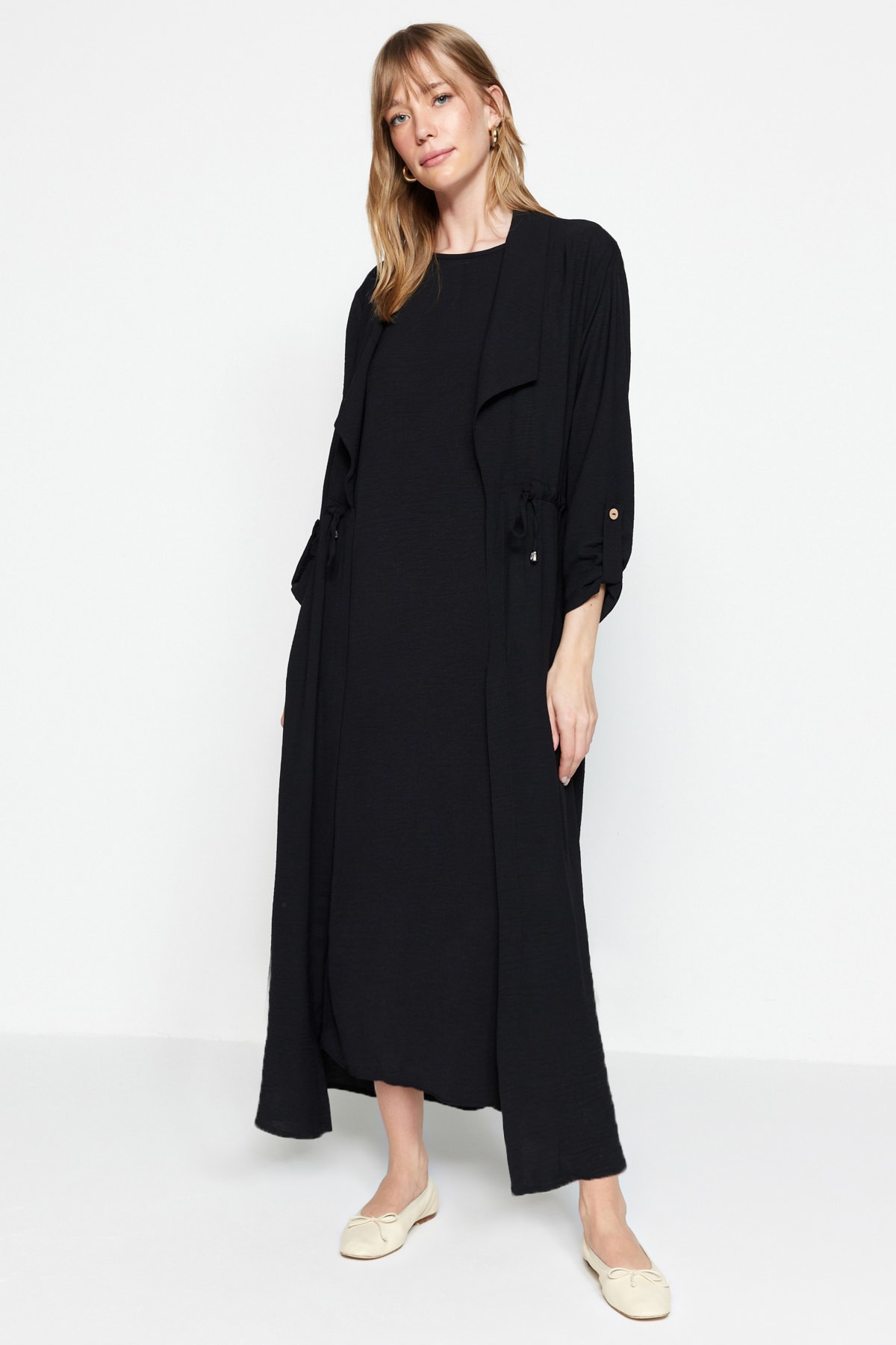 TRENDYOL MODEST Kleid - Schwarz - Shift - Trendyol