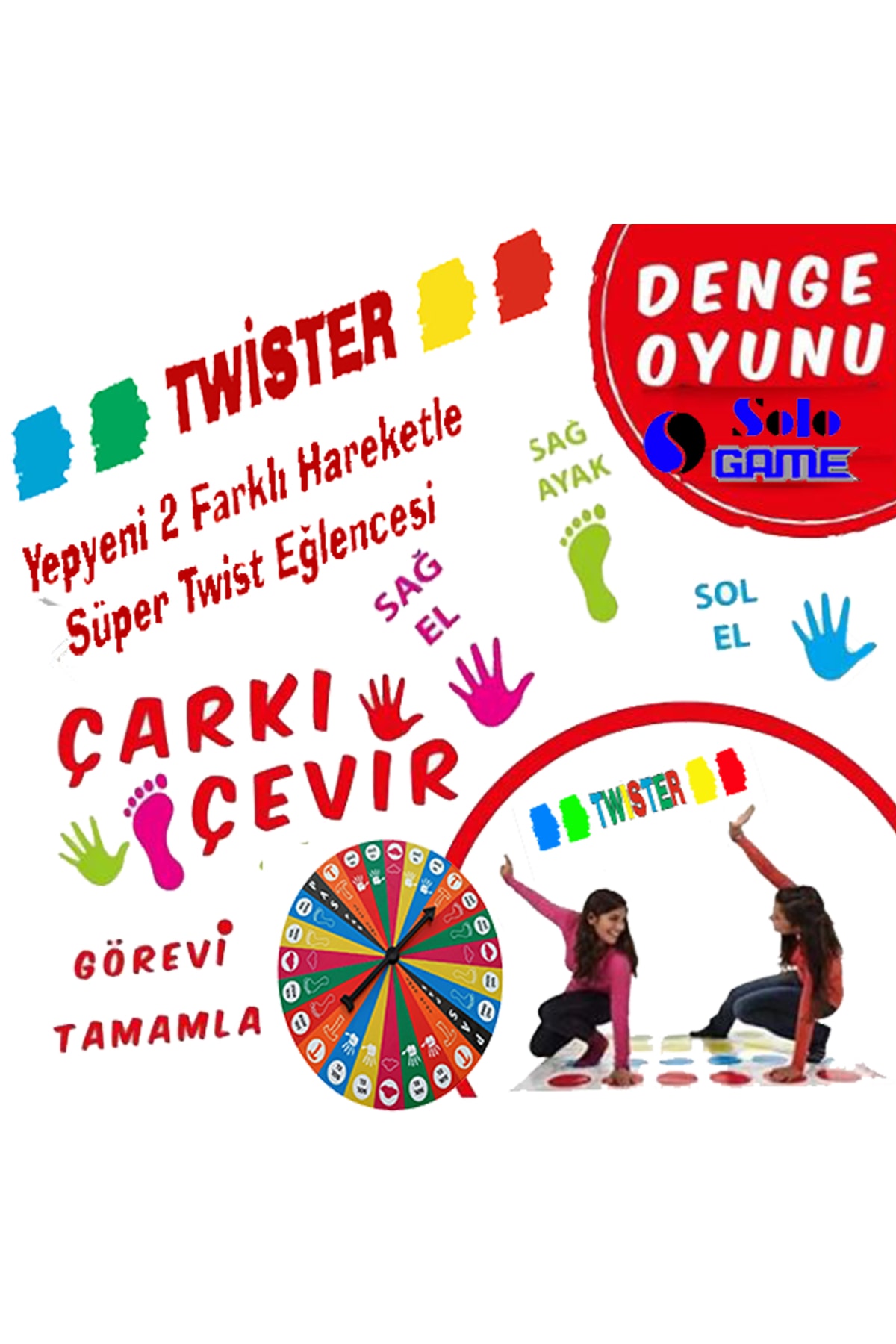 Solo Game Twister Pro Denge Oyunu Fiyatı, Yorumları - Trendyol