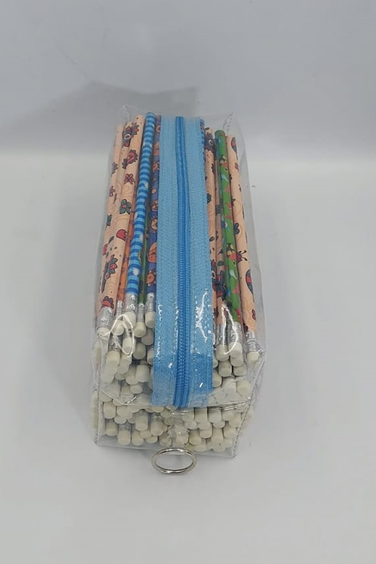 Togin Boya Kalemi Kutusu Tek Bölmeli Şeffaf Turkuaz Kalemlik Fiyatı ...