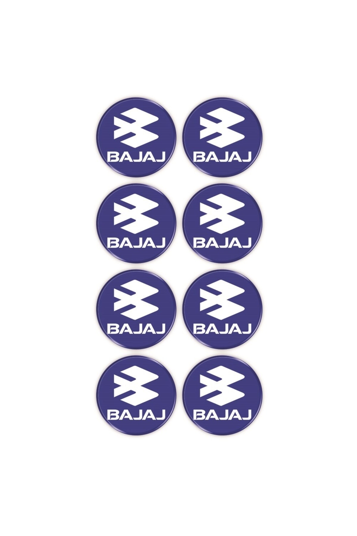 Redline Grafik Bajaj Logo 8'li Koruma Takozu 3d Sticker Etiket Mavi ...
