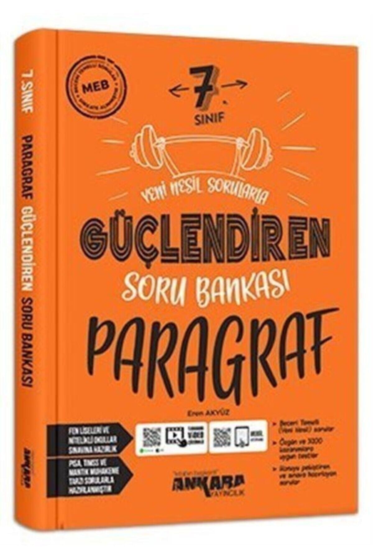 kitabın başkenti ankara yayıncılık 7. Sınıf Güçlendiren Paragraf Soru ...