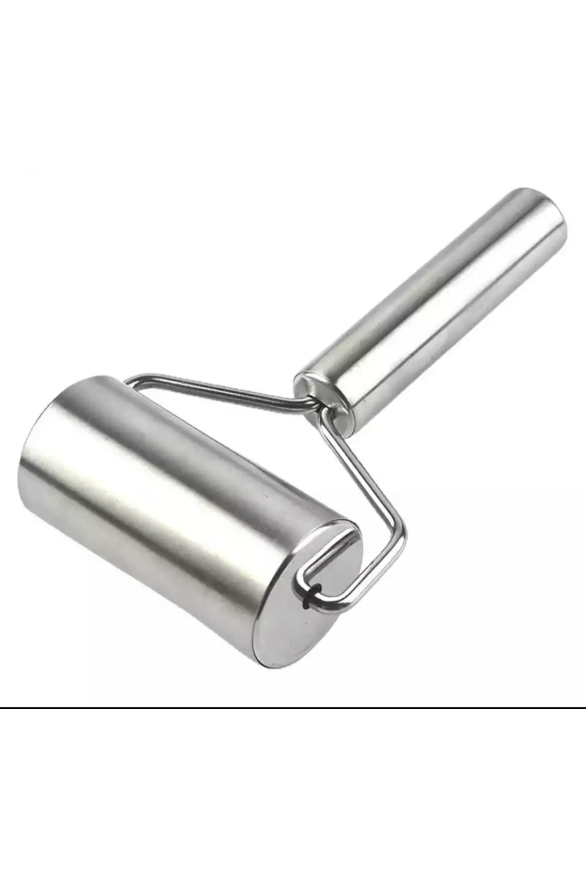 KÜÇÜK EW Metal Saplı Rulo Hamur Açıcı Merdane Pürüssüz Oklava Pizza ...