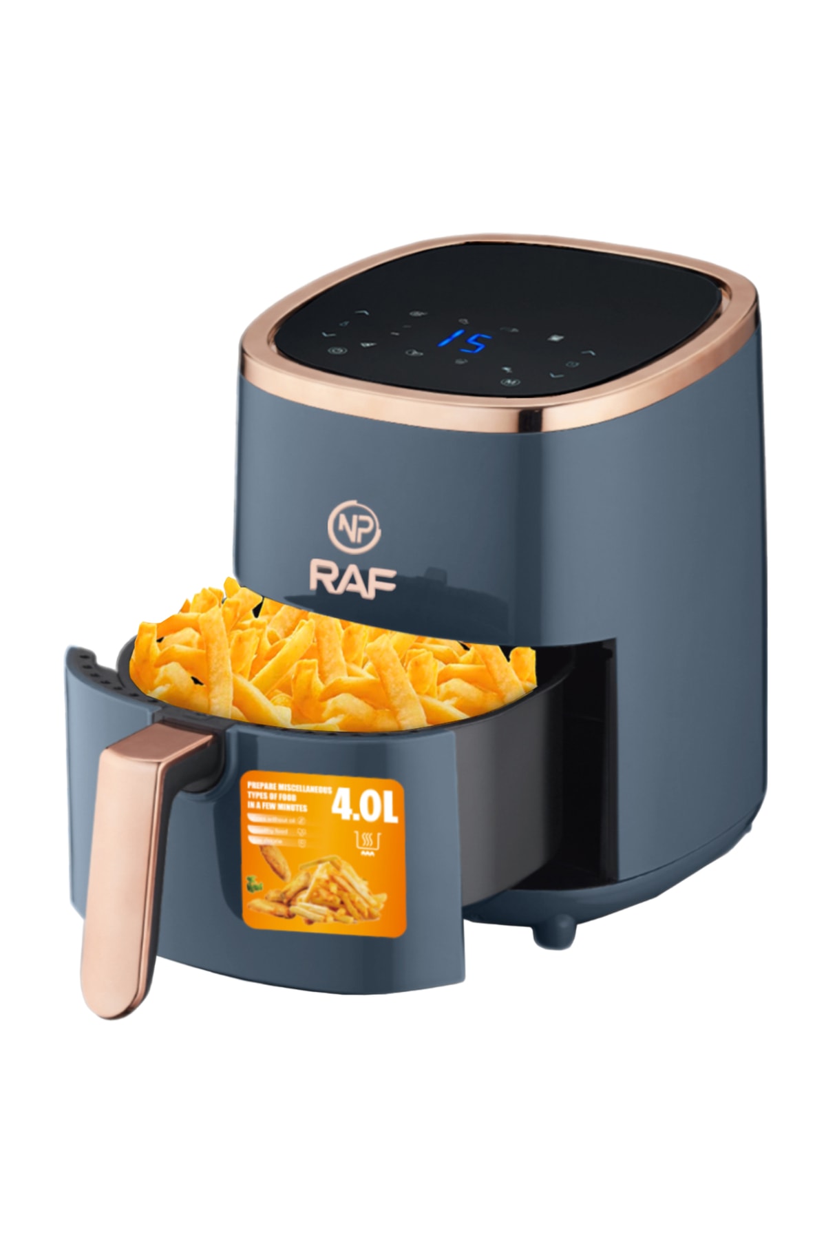 NPO Raf R5007 Dokunmatik Ekran 4.0l Airfryer 1500w Yağsız Kızartma & Sıcak Hava Fritözü Fiyatı ...