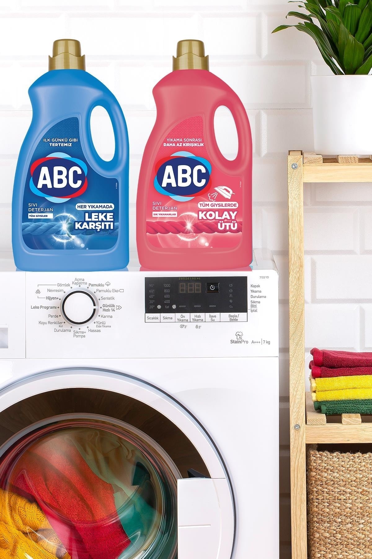 ABC Sıvı Çamaşır Deterjanı Leke Karşıtı& Kolay Ütü 2li Fiyatı ...