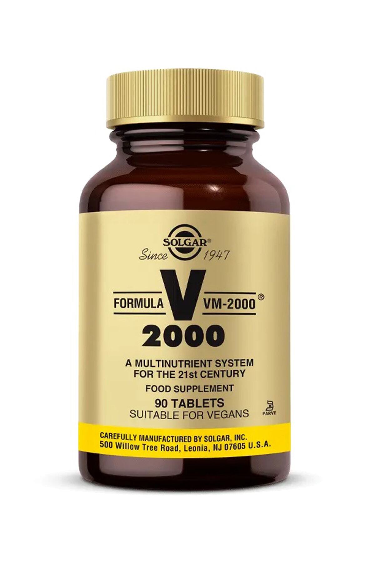 Solgar Formula Vm-2000 Multivitamin & Mineral 90 Tablet Fiyatı ...