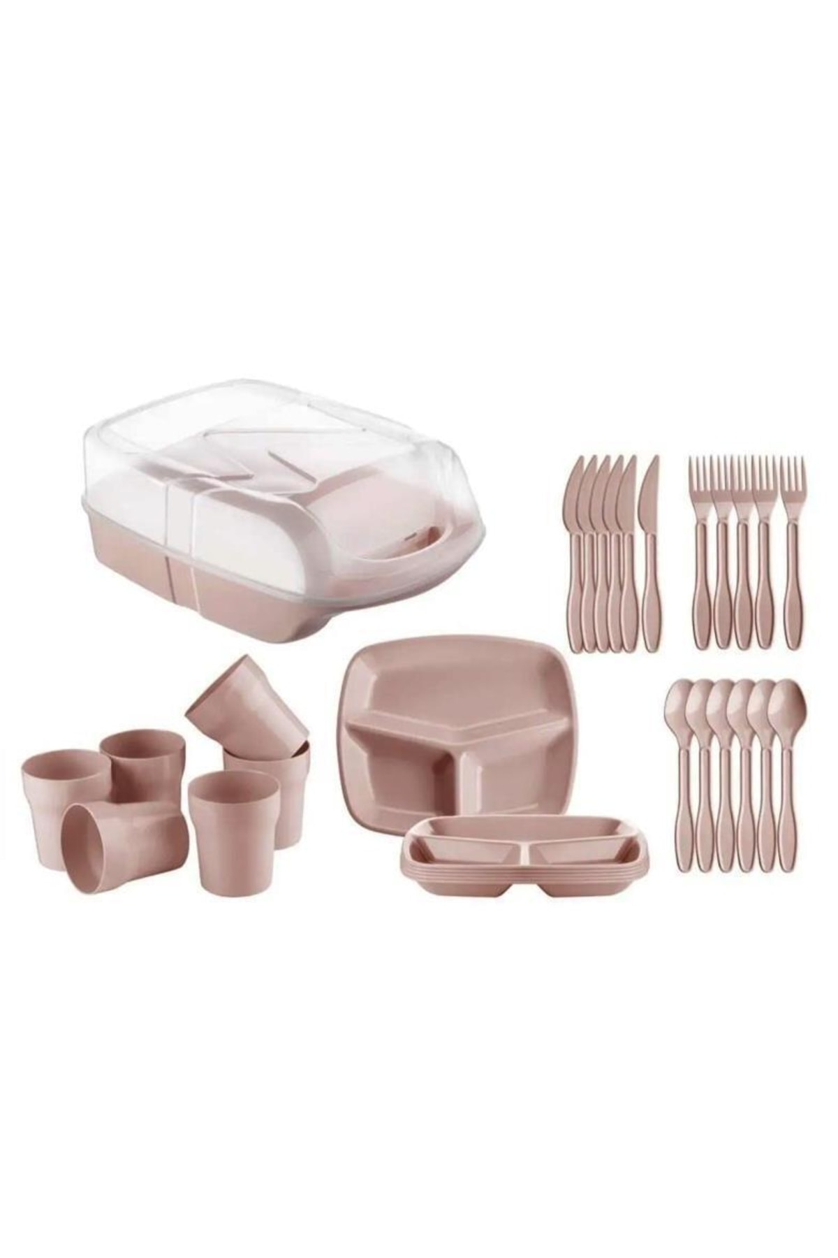 abnturk Lillium Piknik Seti - 6 Kisilik - 32 Parca - Fiyatı, Yorumları