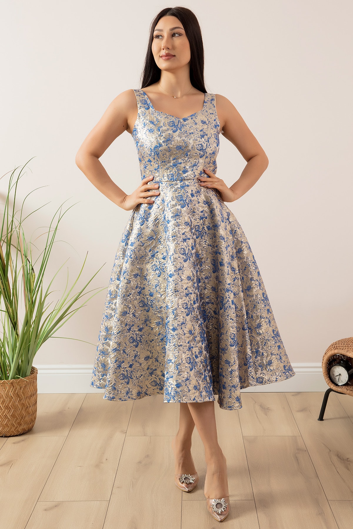 PULLIMM Simli Kalın Askılı Elbise 13409 Fiyatı, Yorumları - Trendyol