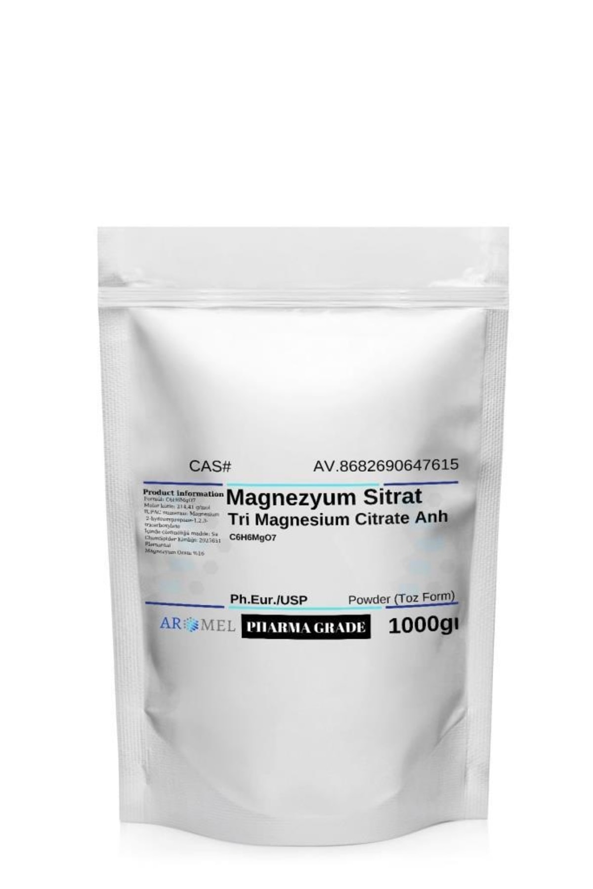 Aromel Magnezyum Sitrat | 1000 Gr | Tri Magnesium Citrate Anh Fiyatı ...