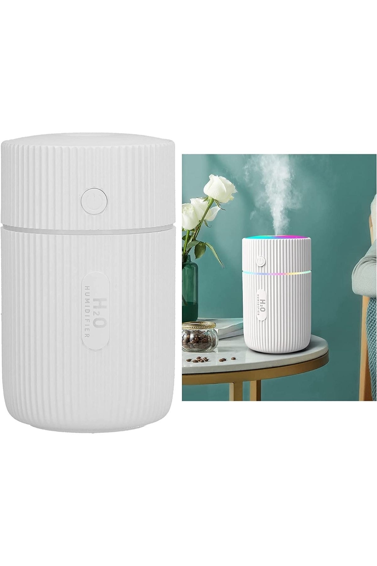 Lisa Butik Humidifier Rgb Işıklı Ulrasonik H2o Hava Nemlendirici Buhar ...