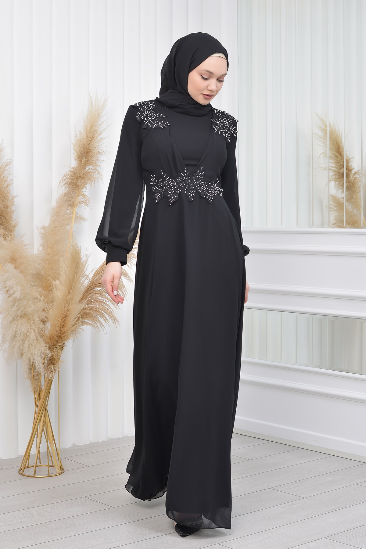 poplinmoda Güpürlü Şifon Abiye-cavide ModelFiyatı, Yorumları - Trendyol