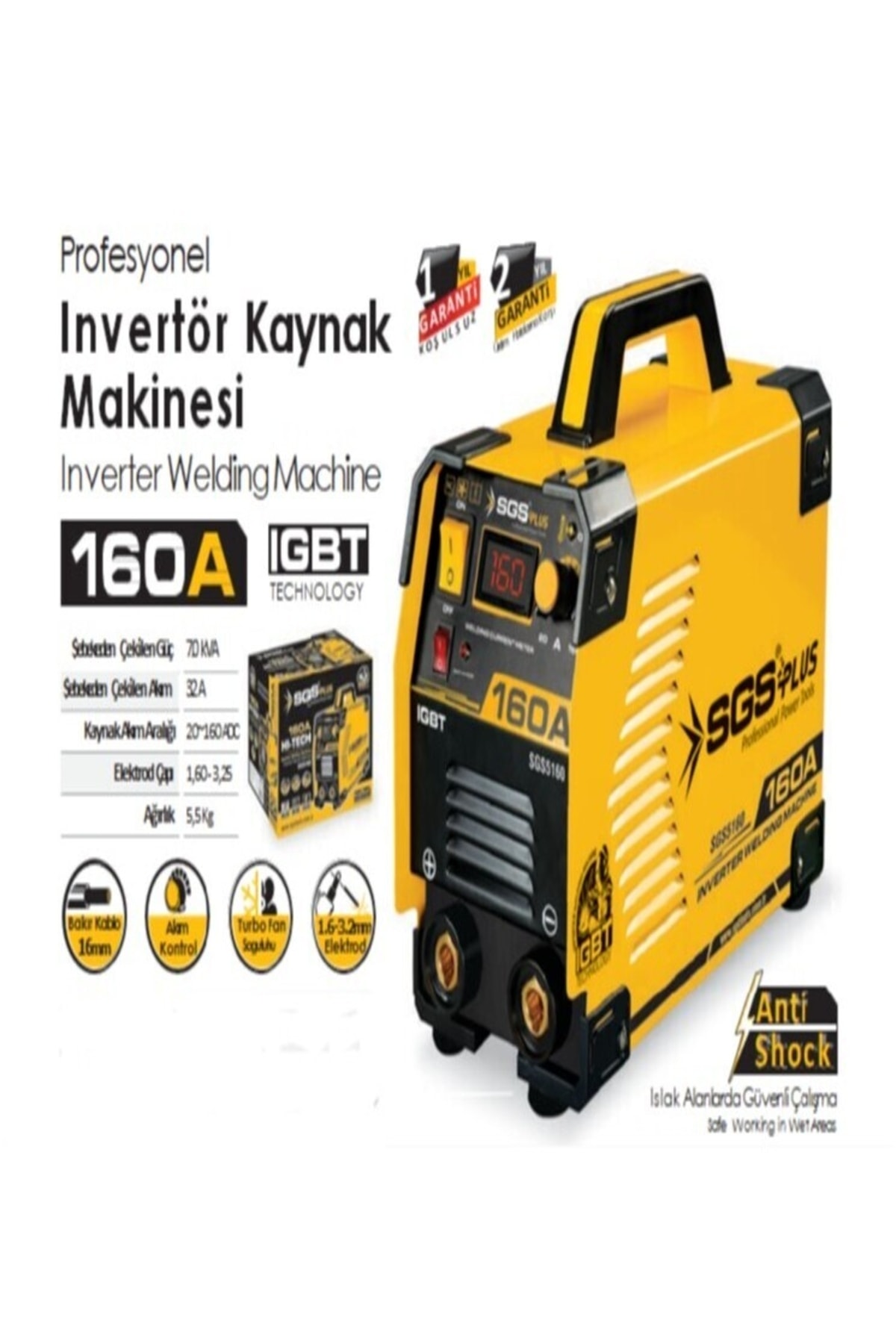 Sgs Profesyonel Invertör Kaynak Makinesi 160a - Fiyatı, Yorumları