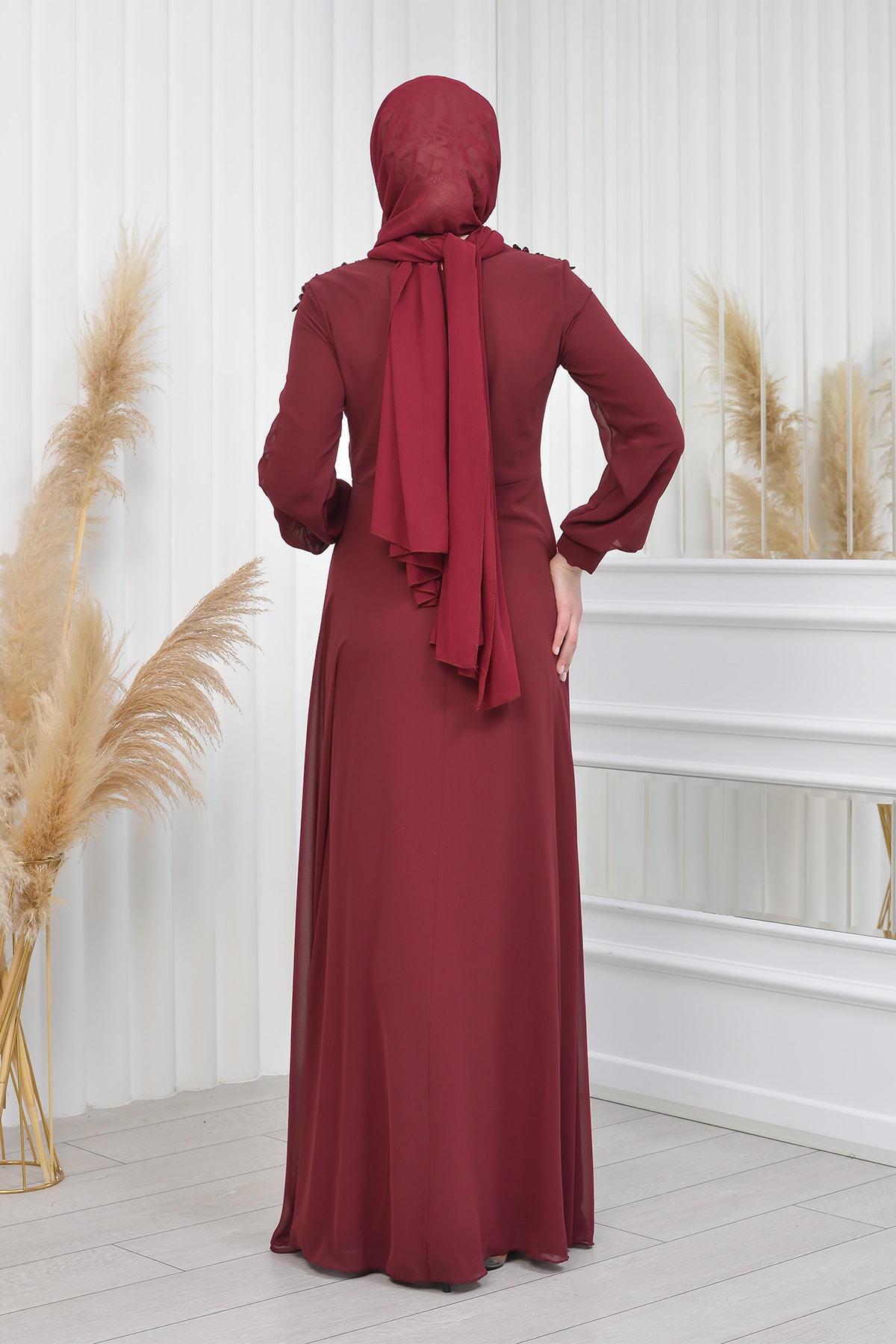 poplinmoda Güpürlü Şifon Abiye-cavide Model - Fiyatı, Yorumları