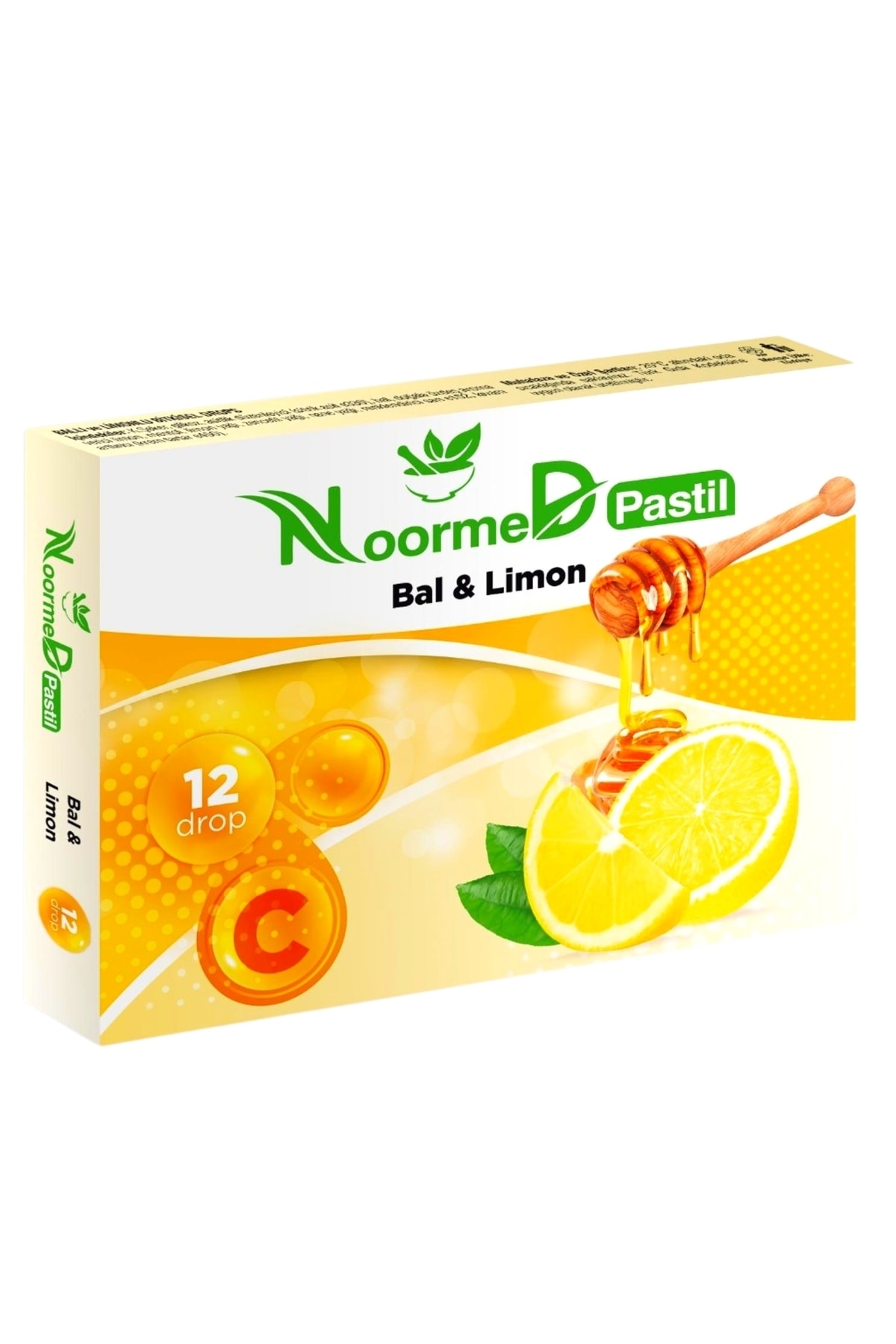 noormed Boğaz Pastili Bal & Limon 12 PastilFiyatı, Yorumları - Trendyol