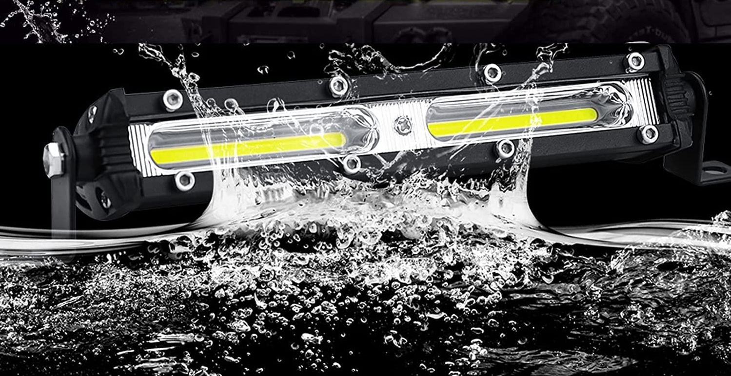 Unichrome 18w Cob Bar 180mm Led Off Road 12/24v Su Geçirmez Spot Tekne ...