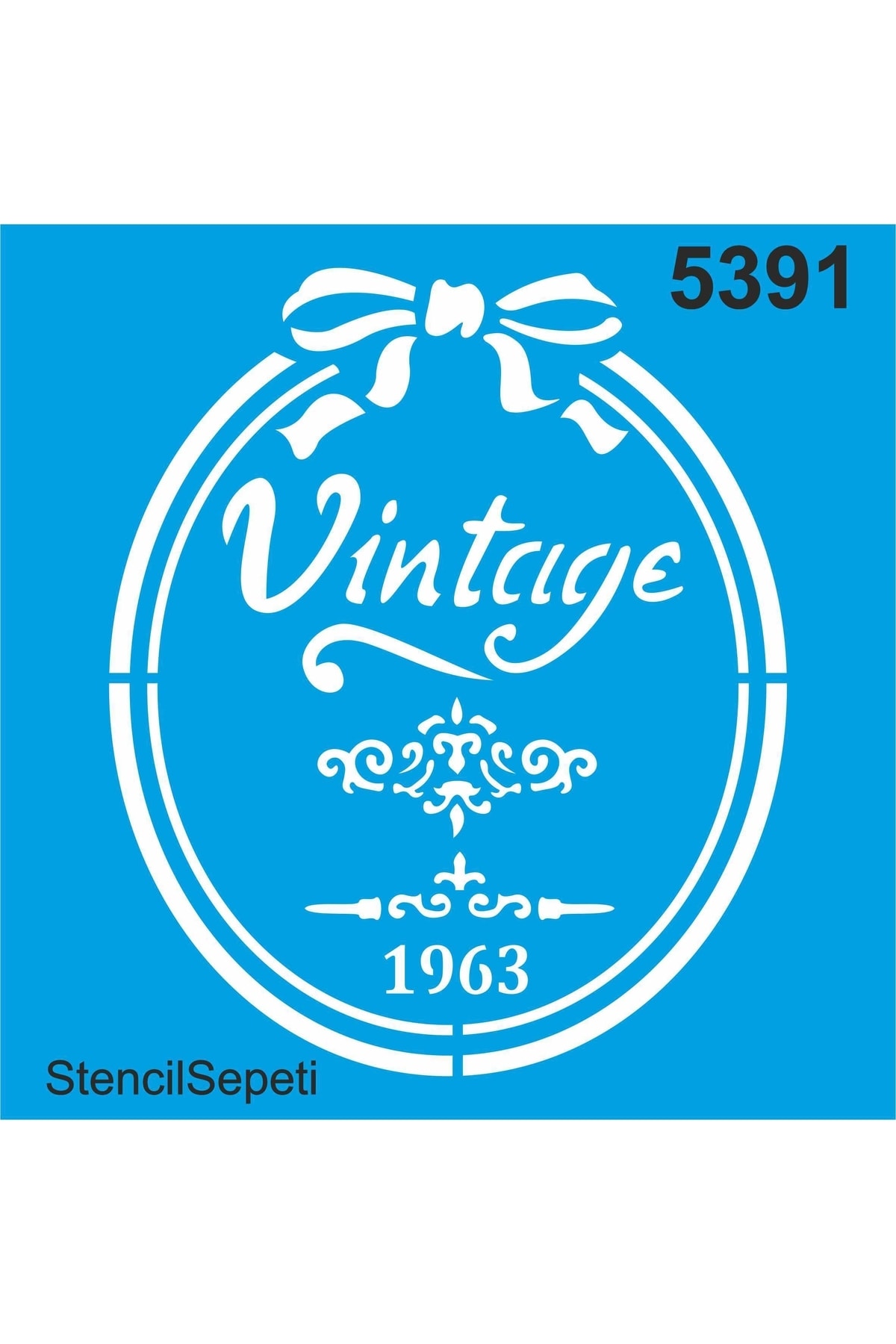 StencilSepeti Vintage - Stencil Boyama Şablonu 20x20cm Fiyatı ...