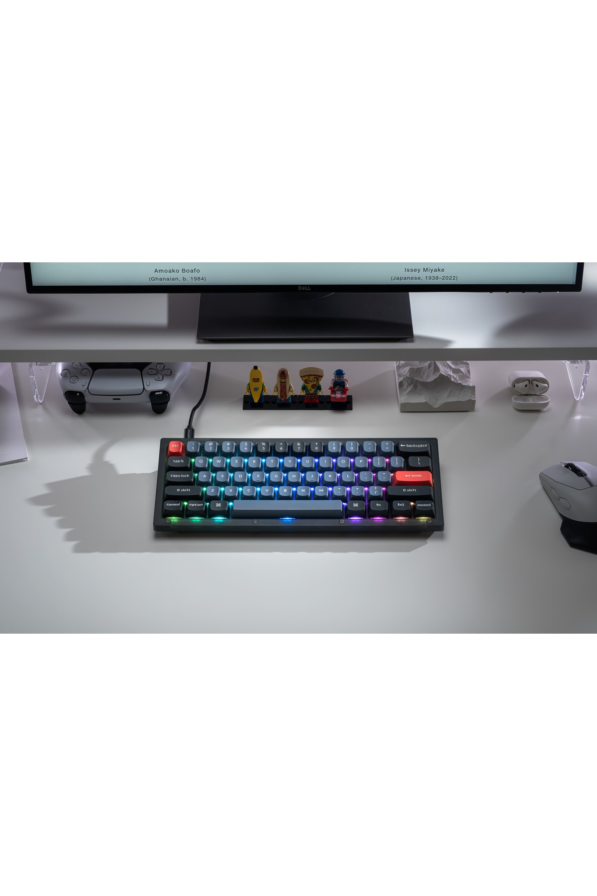 Keychron V4 Qmk- K Pro Red Switch-rgb-hot Swap-mechanical Keyboard Full Assembled -carbon B ...