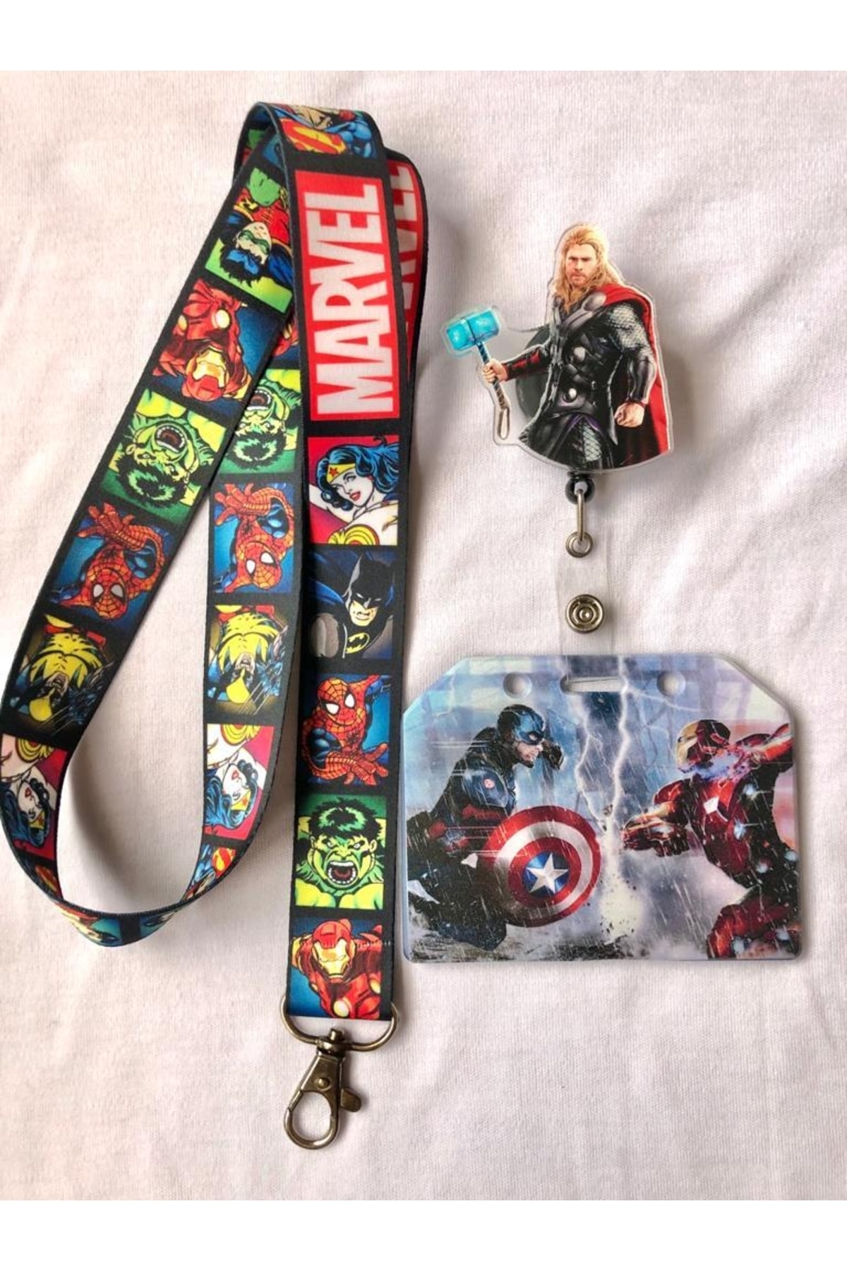 Hediyebum Thor Marvel Boyun Askısı Yoyo Ve Yan Kartlık Set Fiyatı ...