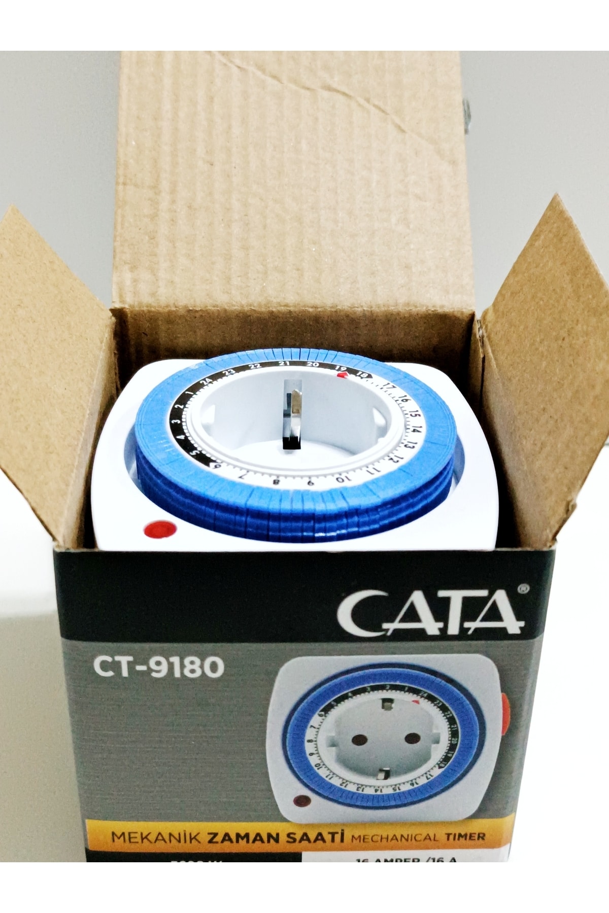 Cata Timed Socket Manual-mechanical Time Clock - Trendyol