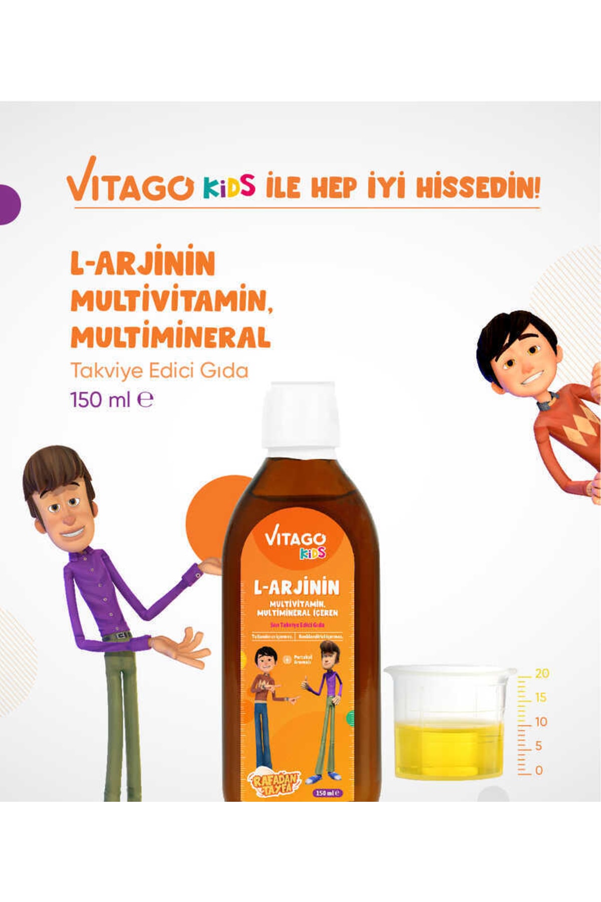 Vitago Kids Rafadan Tayfa L-arjinin 150 ml Fiyatı, Yorumları - Trendyol