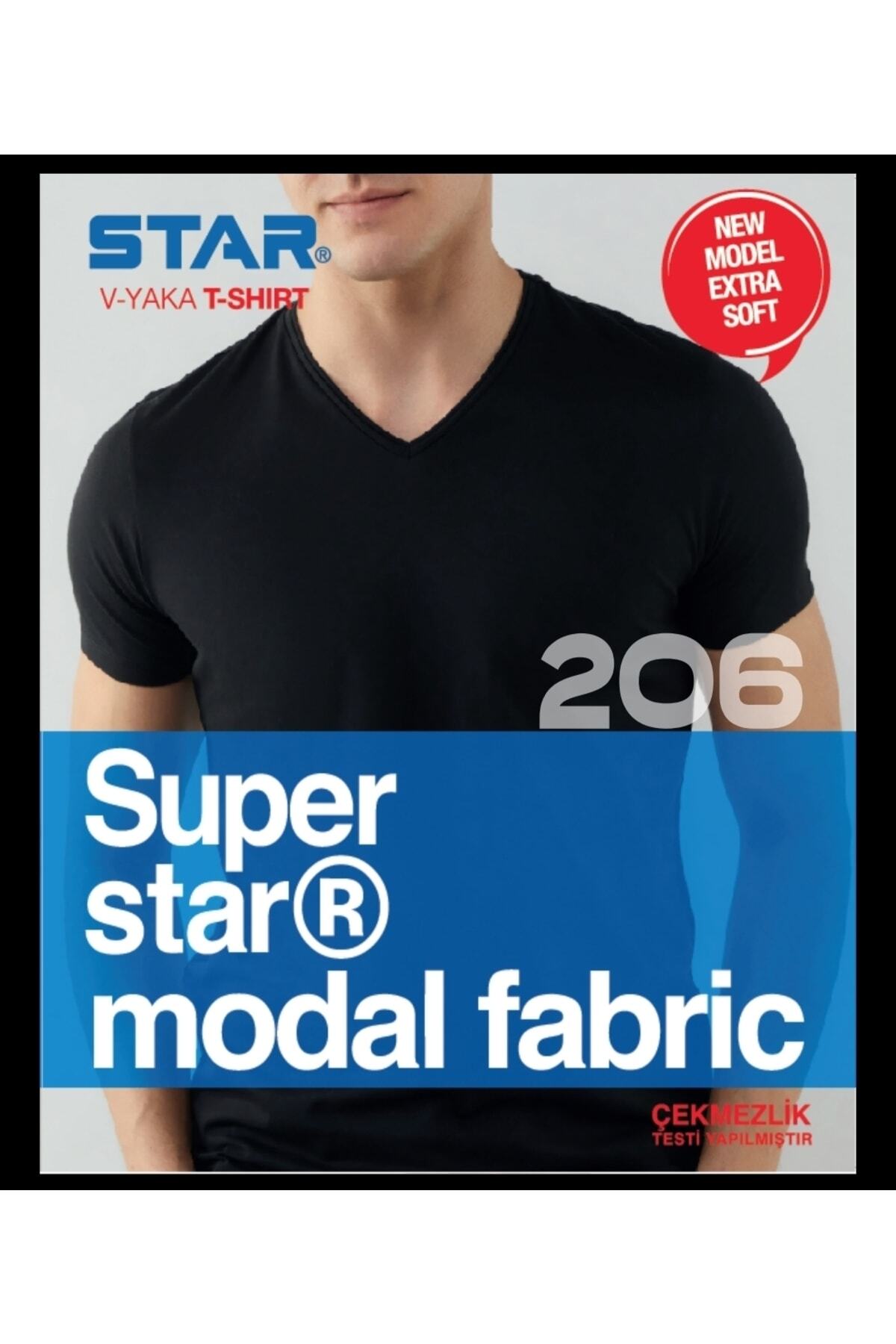 Star Erkek 3 Lü Süpersoft Modal V Yaka T-shirt - Fiyatı, Yorumları