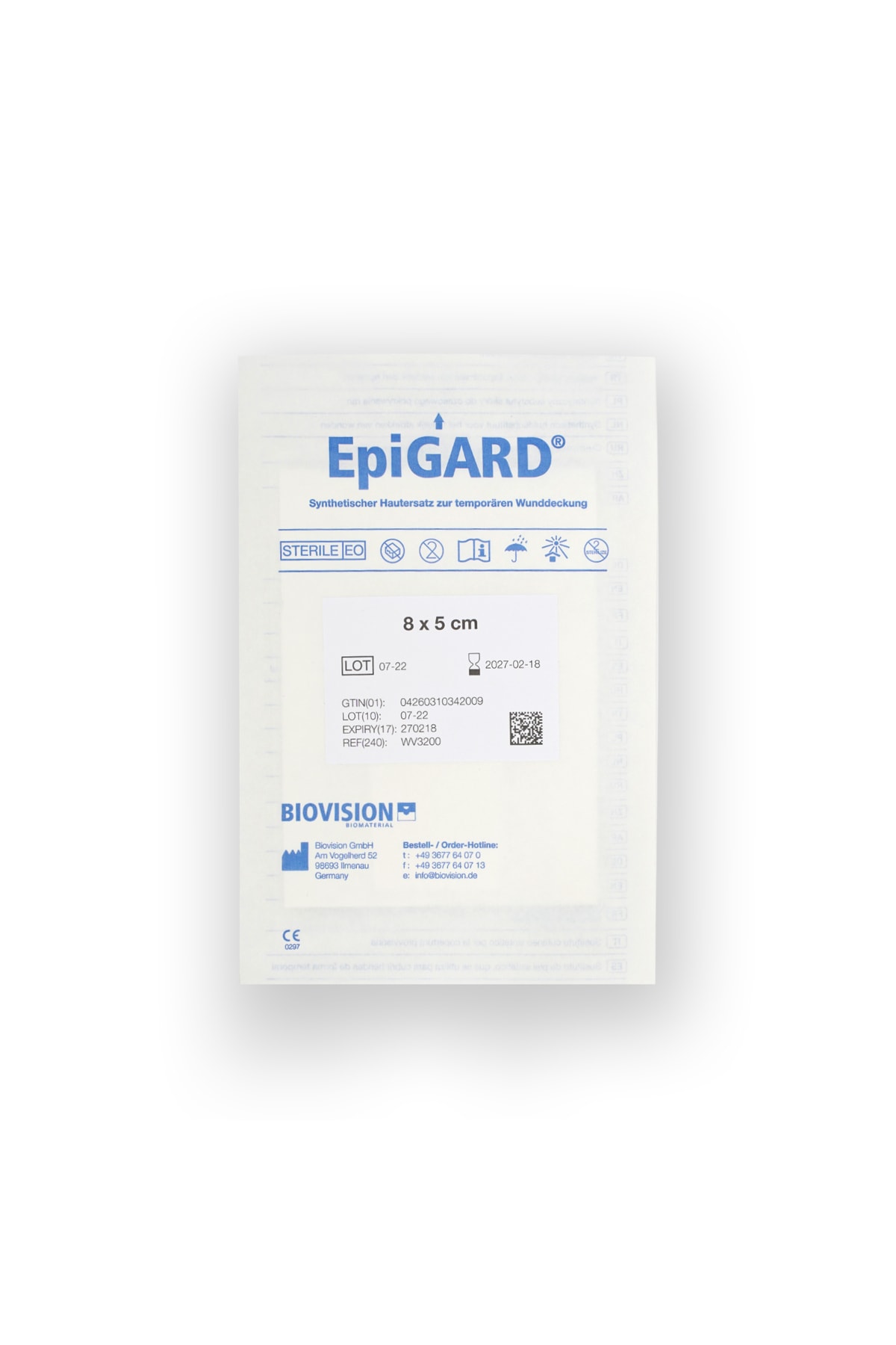 Epigard ® Geçici Deri Eşdeğeri-yara Yanık Örtüsü 8 X 5 Cm Fiyatı ...
