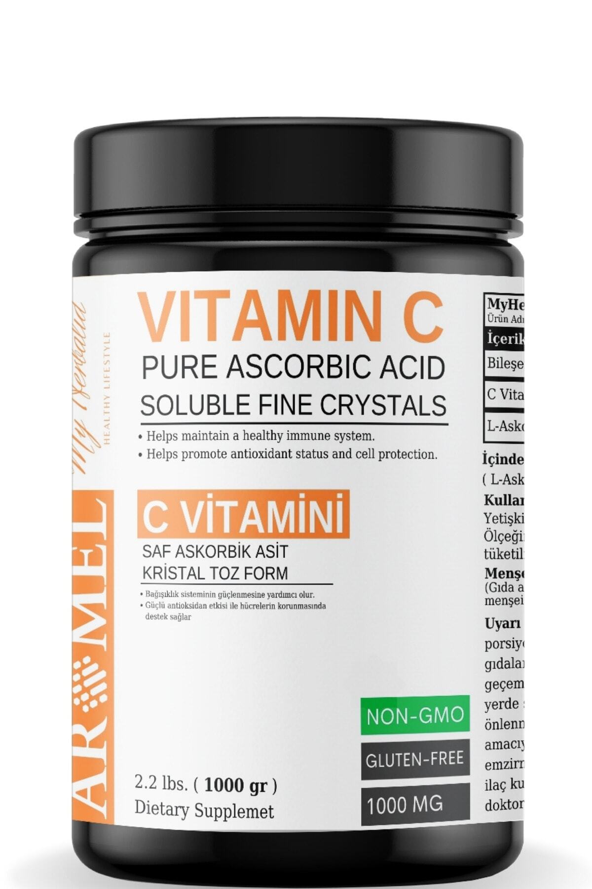 Aromel C Vitamini 1 Kg | Askorbik Asit | Avrupa,ekstra Saf ...