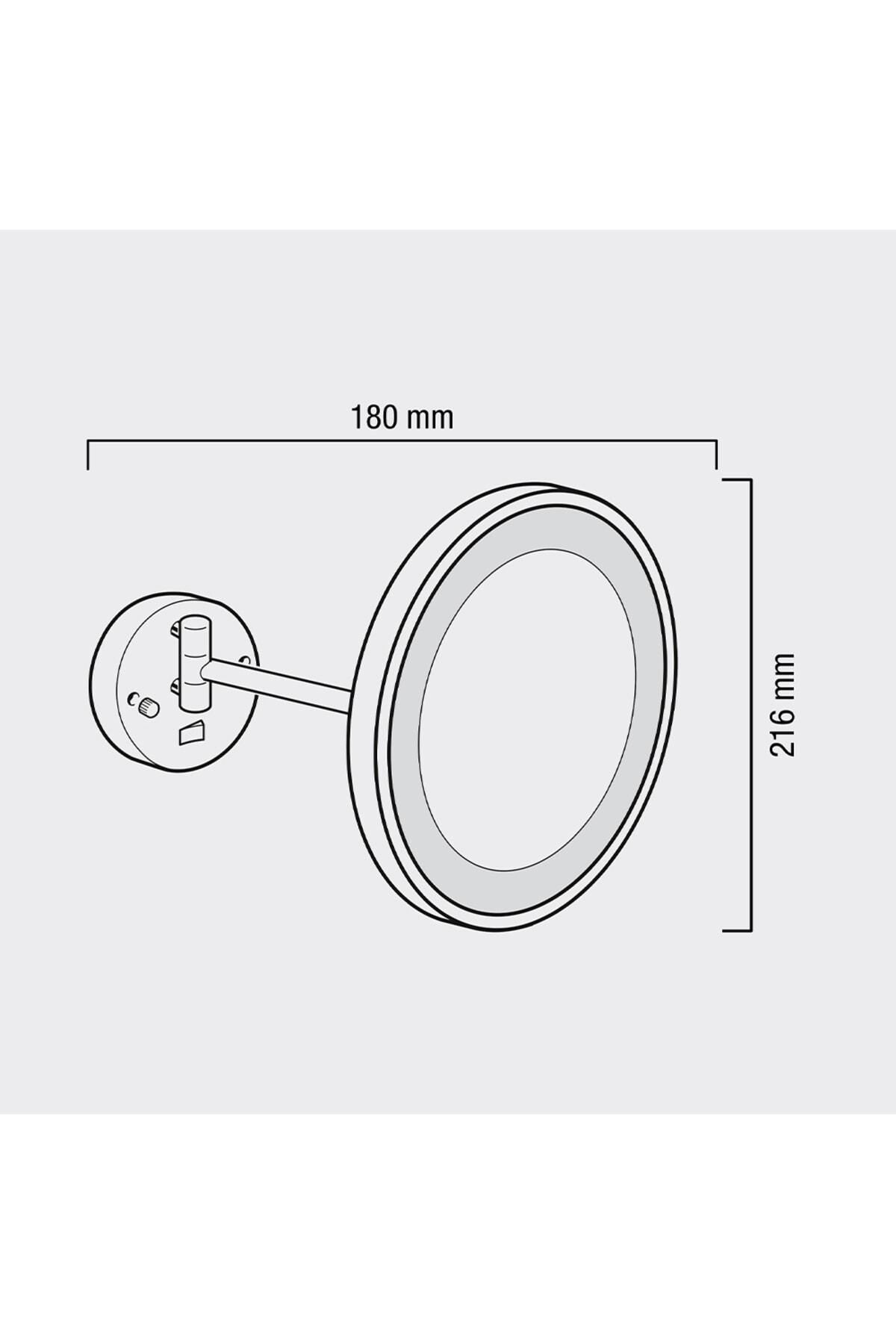 Valera Optima Light One Led Aydınlatmalı Yatay Eksen Ayarlı 3x ...