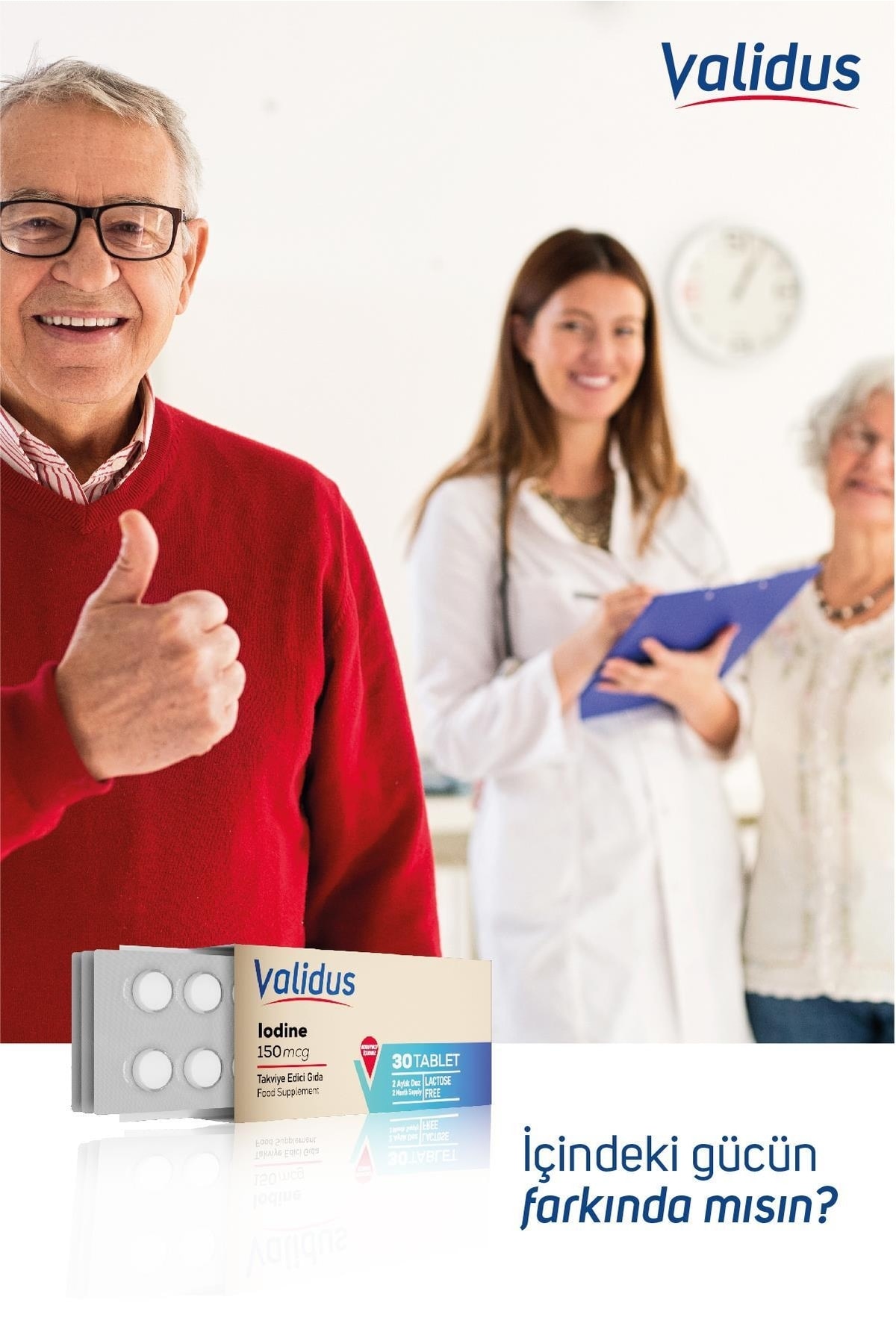 Validus Iodine 150 Mcg 30 Blister Tablets Fiyatı, Yorumları - Trendyol