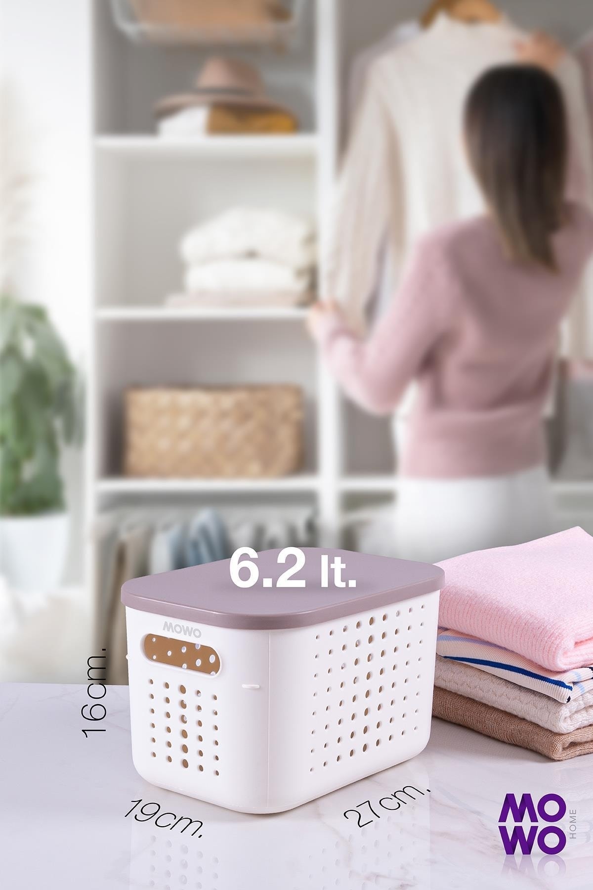 Mowo Home Hollow 6,2 Lt Çok Amaçlı Dolap Içi Düzenleyici Mix Kapaklı ...