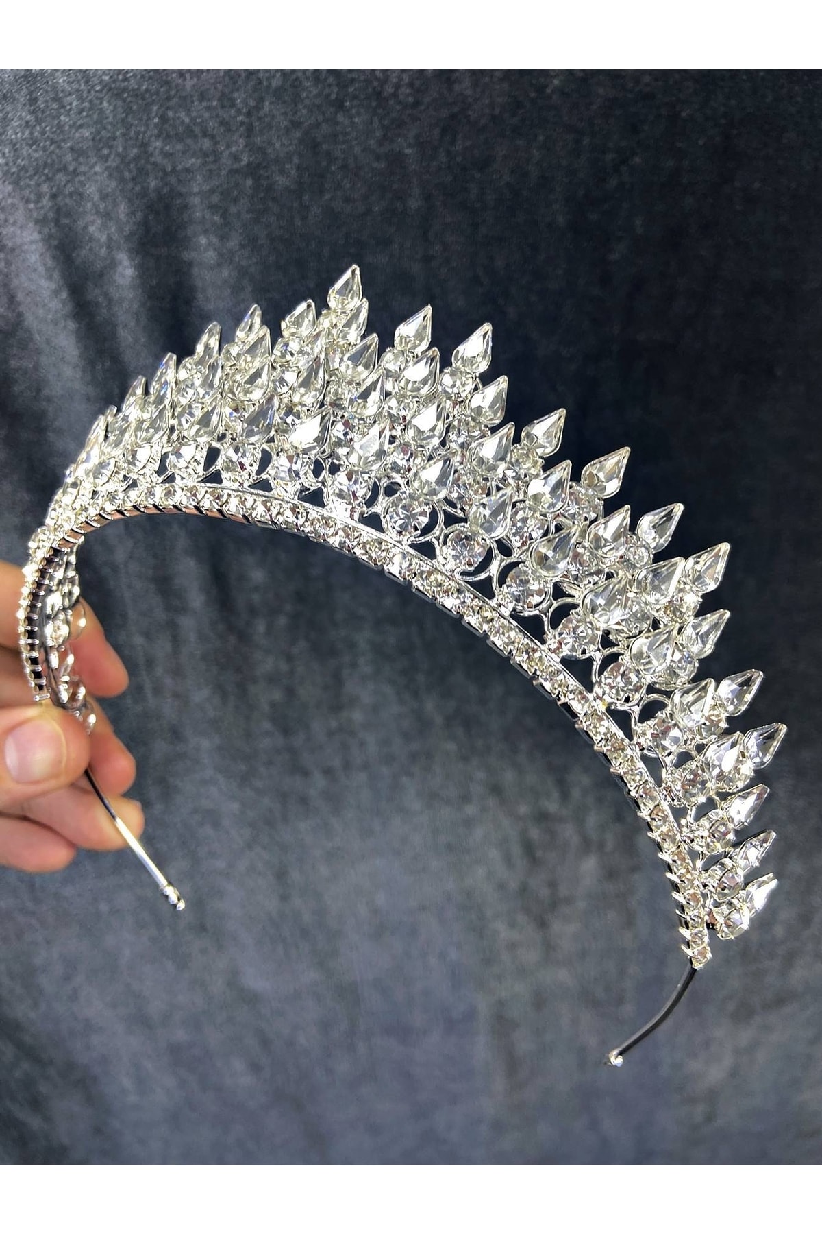 Bontex Gelin Aksesuarı Gümüş Rengi Eda Model Üç Boyutlu Gelin Ve Kına ...