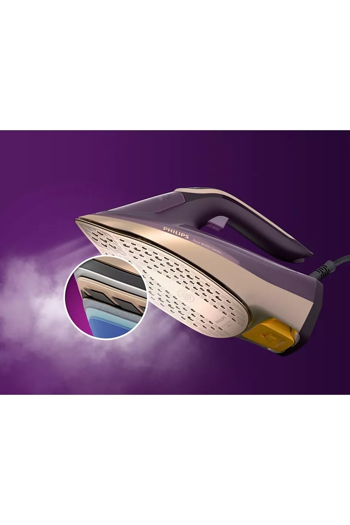 Philips Azur Advanced Essential Series 3000 W Buharlı Ütü Mor - Fiyatı ...