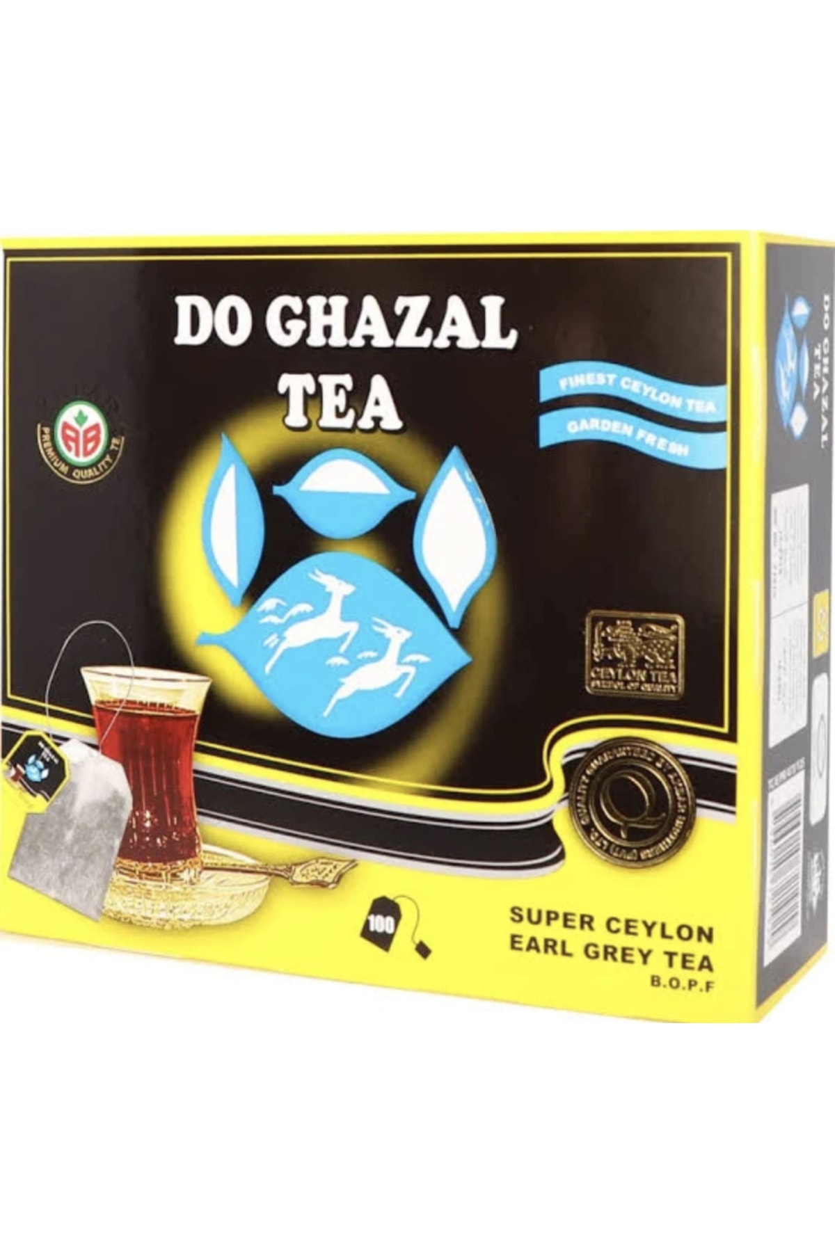 Do Ghazal Tea Do Ghazal Earl Grey Bardak Sallama 100 Adet Fiyatı ...