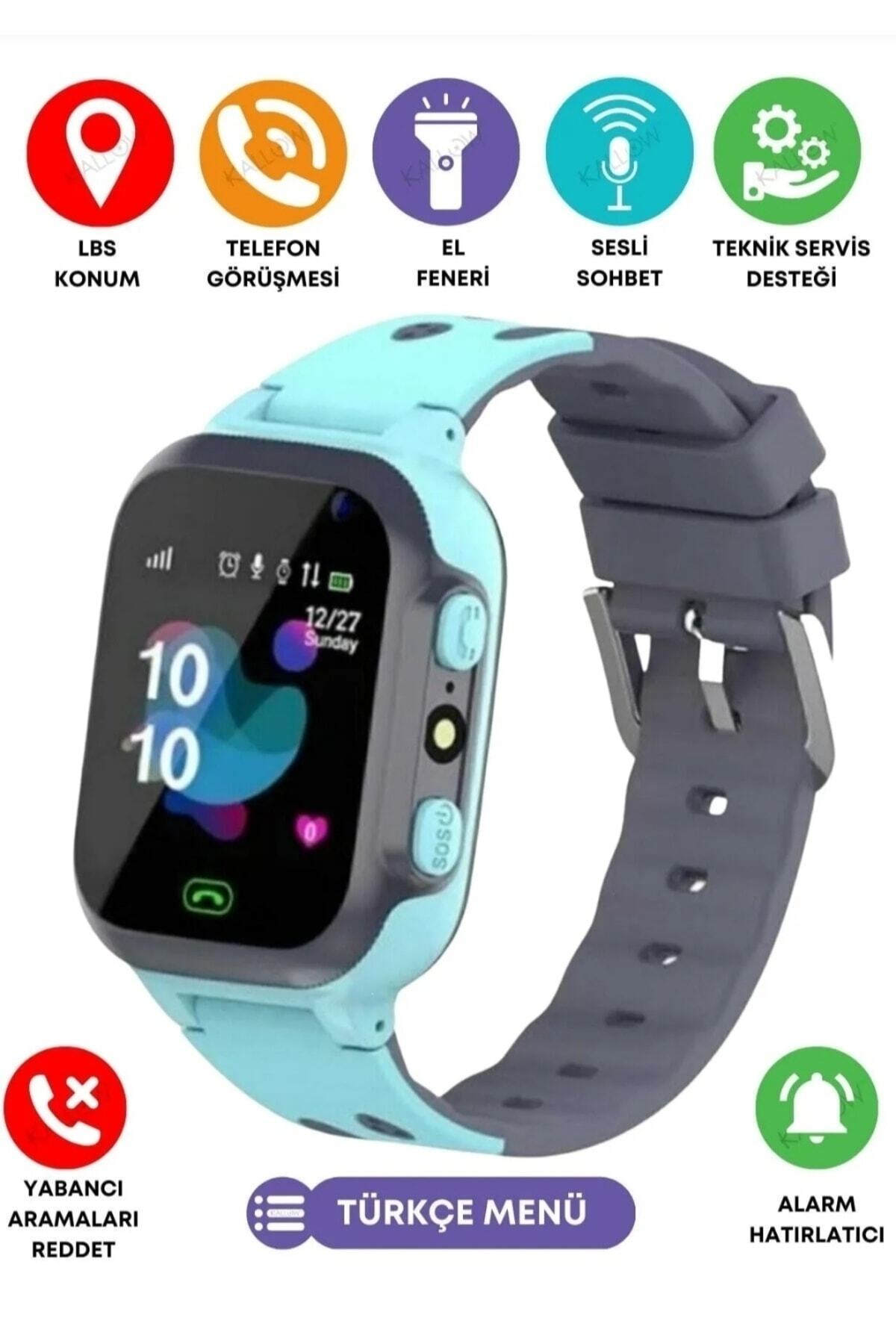 SMART BEST Q21 Kameralı Çocuk Takip Saati Ortam Dinleme Sim Kartlı Gps ...