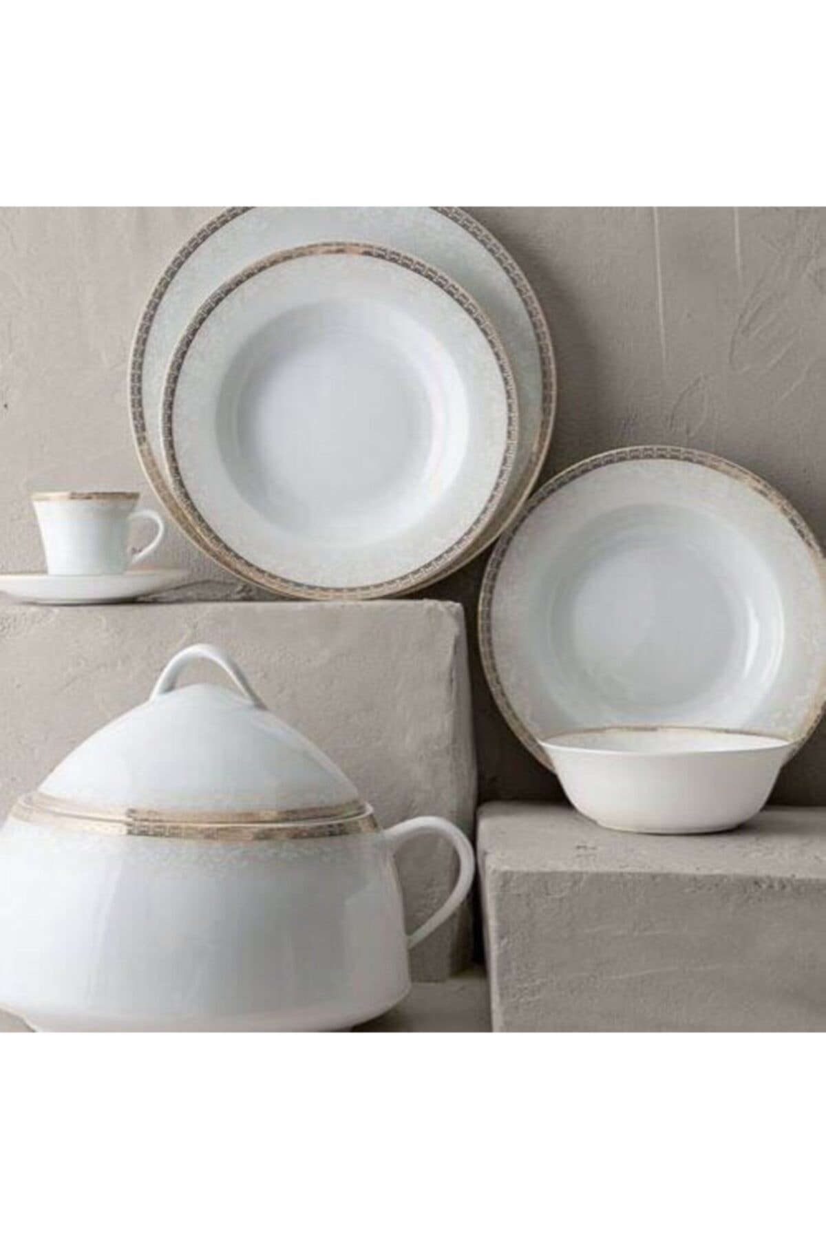 Emsan New Bone Riva 60 Parça Yemek Takımı Fiyatı, Yorumları - Trendyol