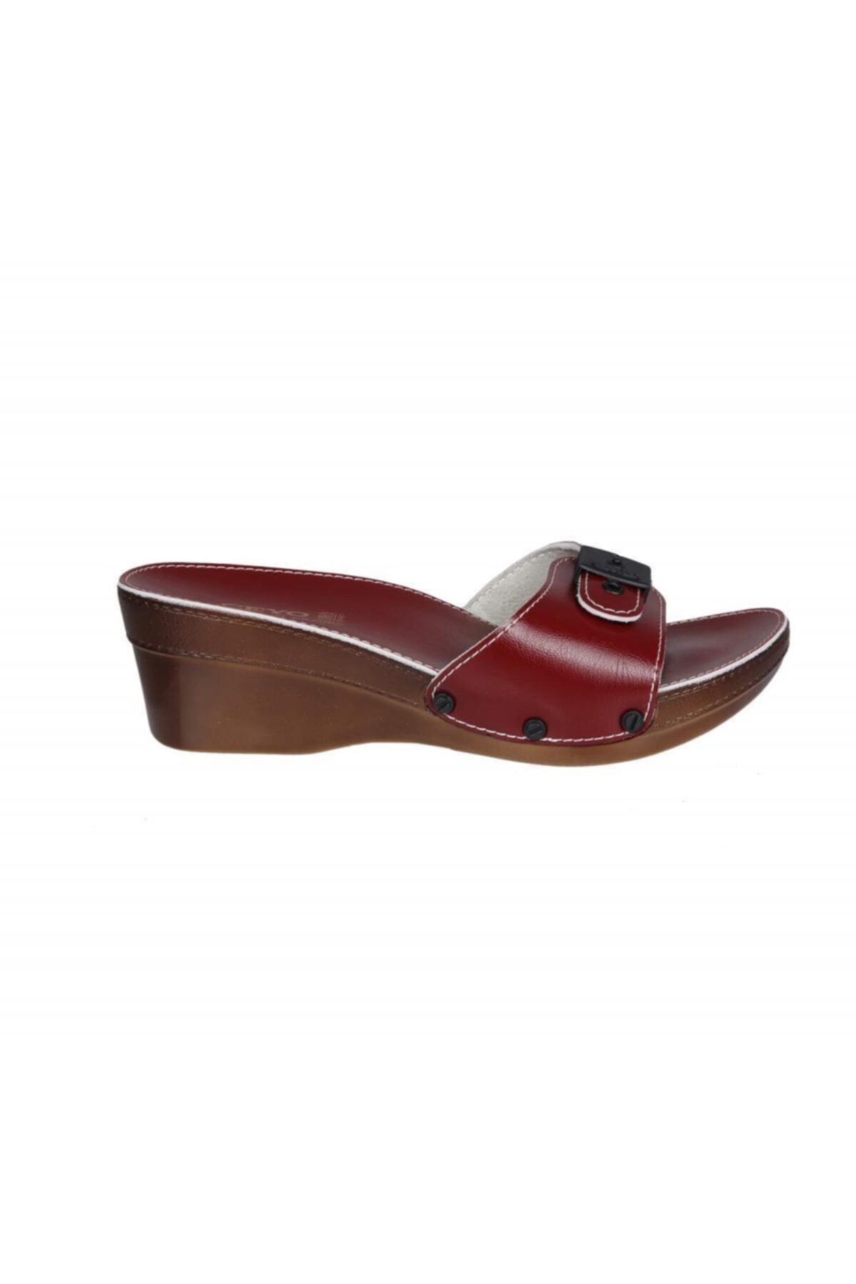 Ceyo 9927 Ortopedik Kırmızı Kadın Terlik
