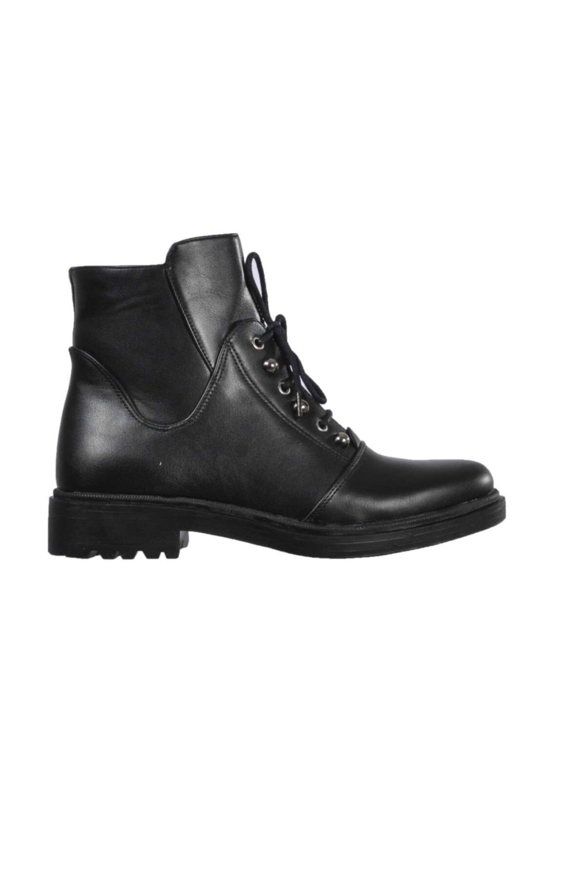 Polaris Kadın Siyah Deri Bot