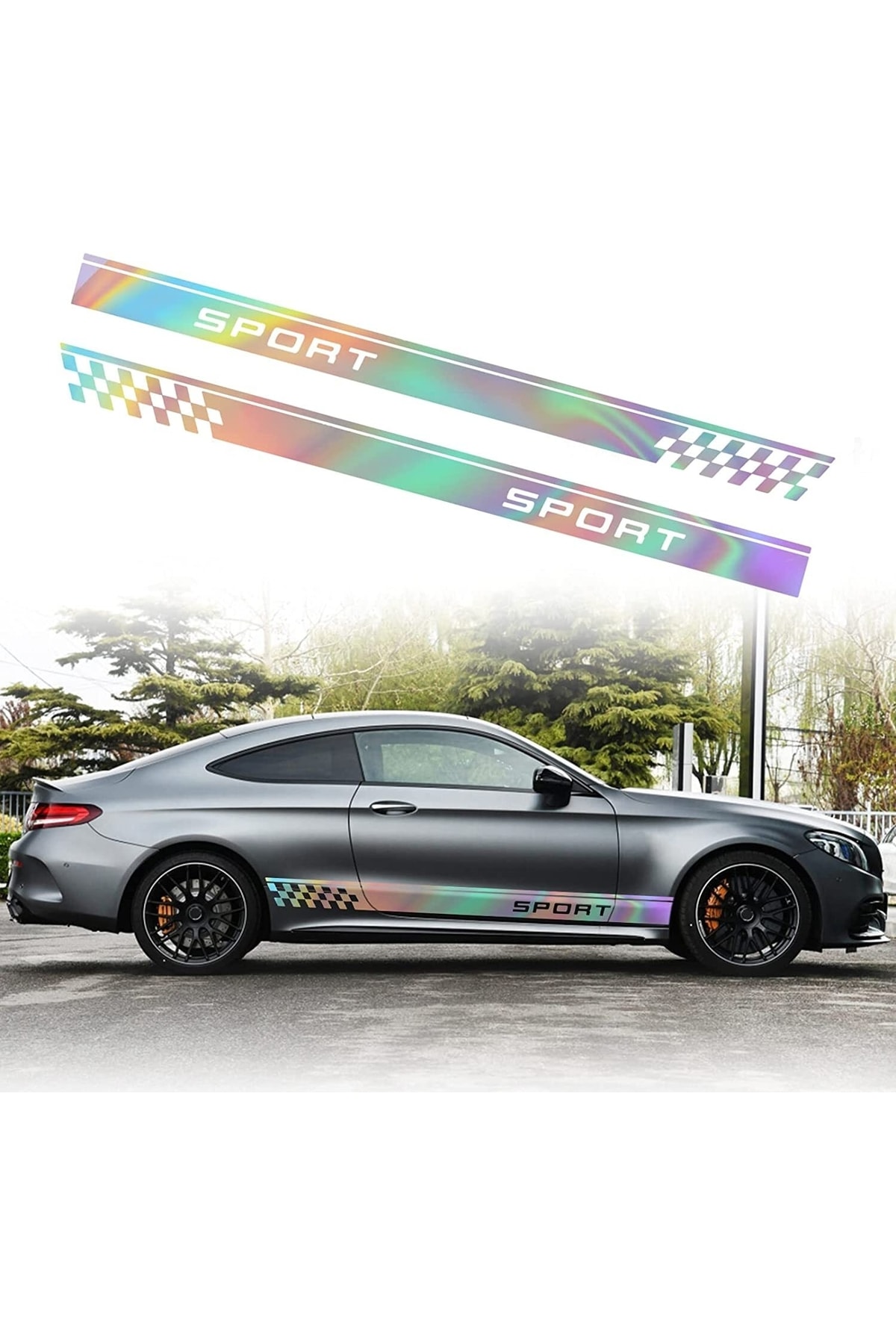 ÖZKAŞ Hologram Sport Yan Sticker Oto Aksesuar Çıkartma - Fiyatı, Yorumları