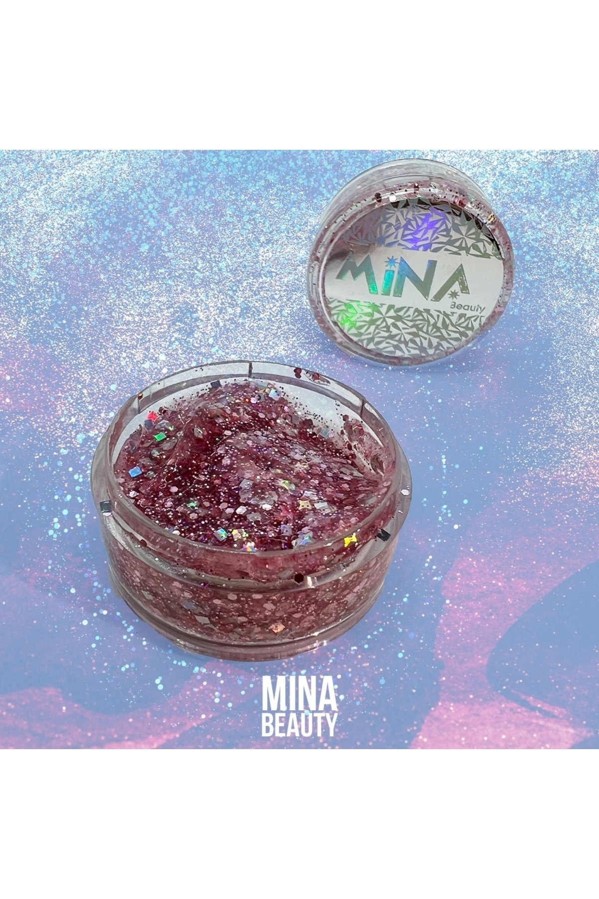 MİNA BEAUTY Glitter Sim Face Makeup & Body &hair Kırmızı Fiyatı ...