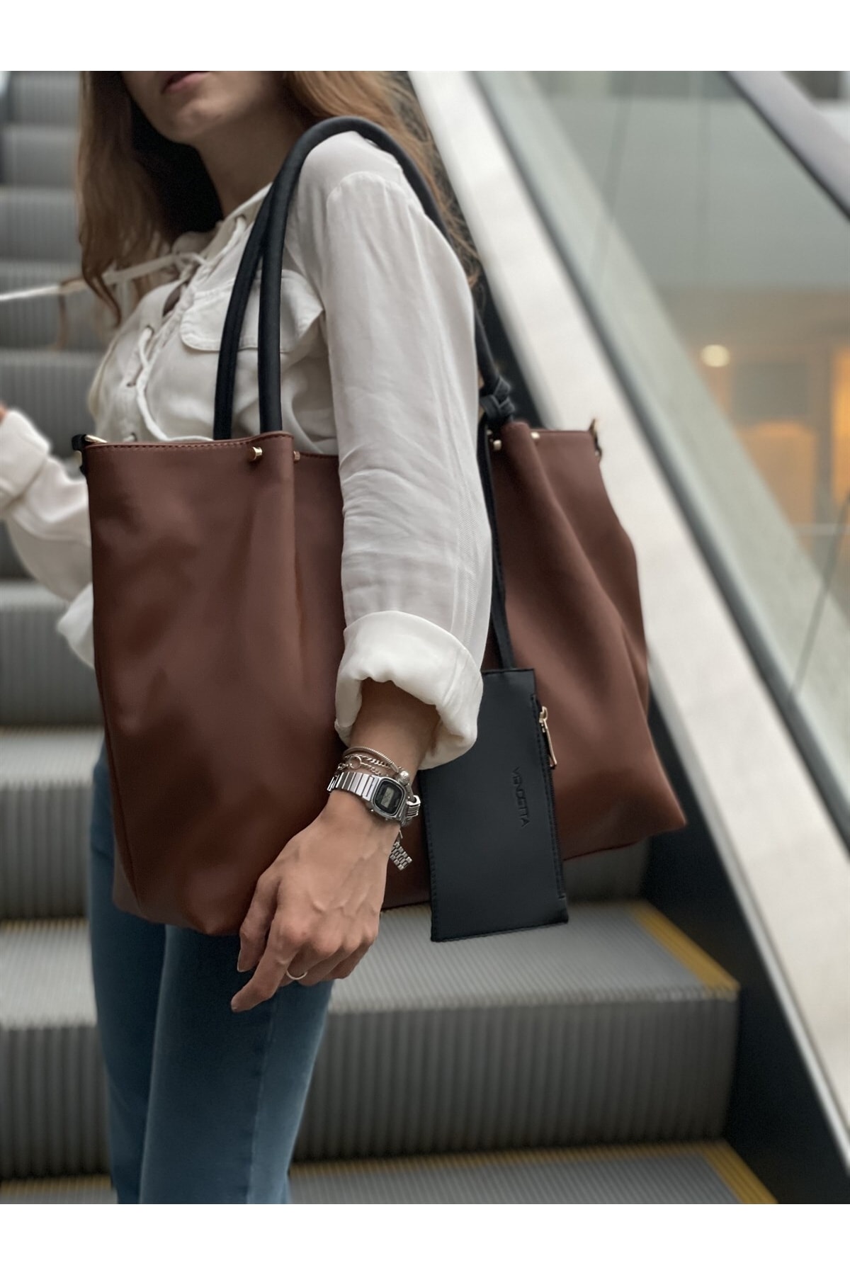 Vendetta Çanta Laura Paraşüt Kumaş 3 Parça Büyük Omuz Çantası - Fiyatı ...