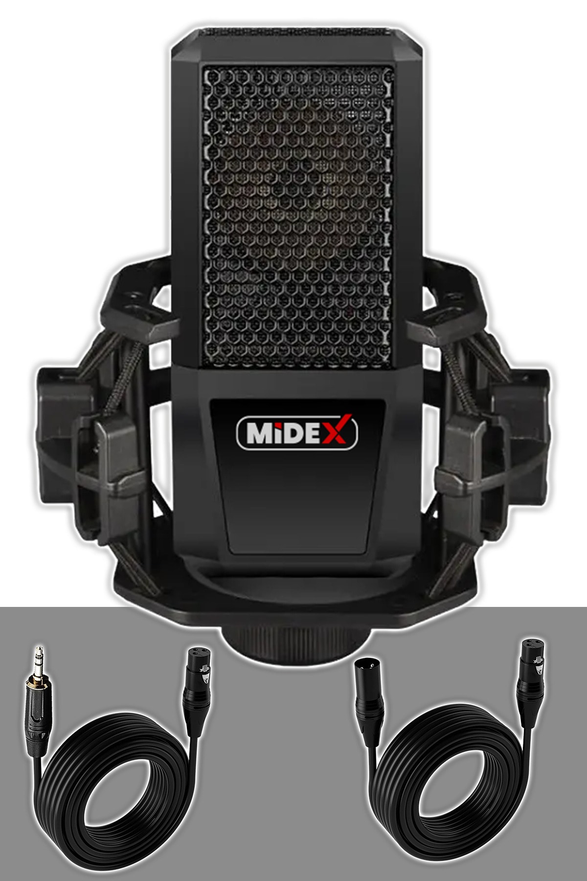 Midex Mx2020-glx-500 Pro Ses Kartı Ve Condenser Mikrofon Stand Filtre ...