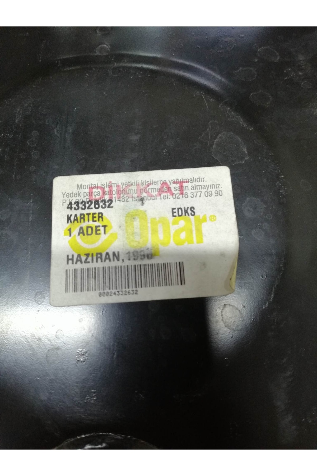 Opar Tofaş Doğan Şahın Kartal Yağ Karteli Orjınal - Fiyatı, Yorumları