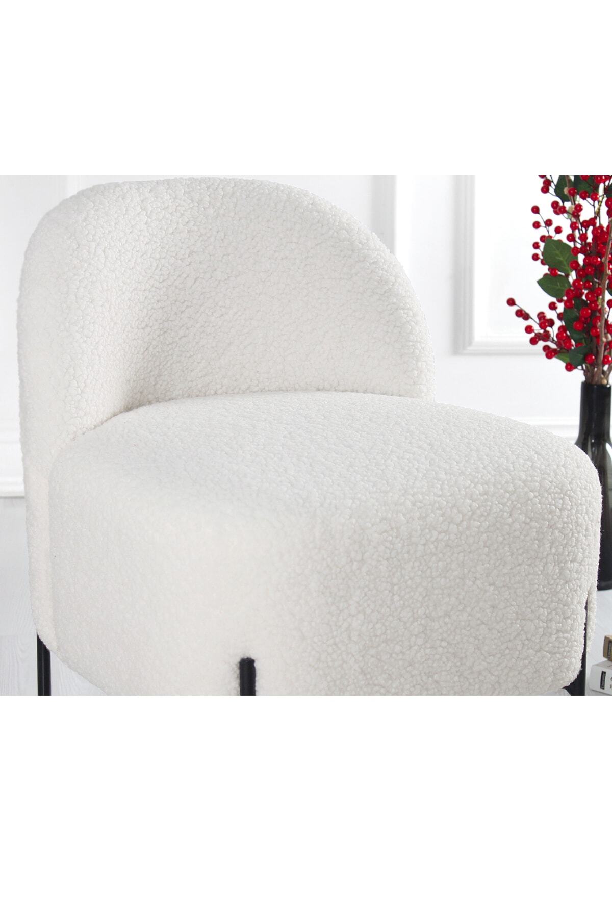 Lorence Home Cliny Kürk Teddy Puf - Siyah Ayak Fiyatı, Yorumları - Trendyol