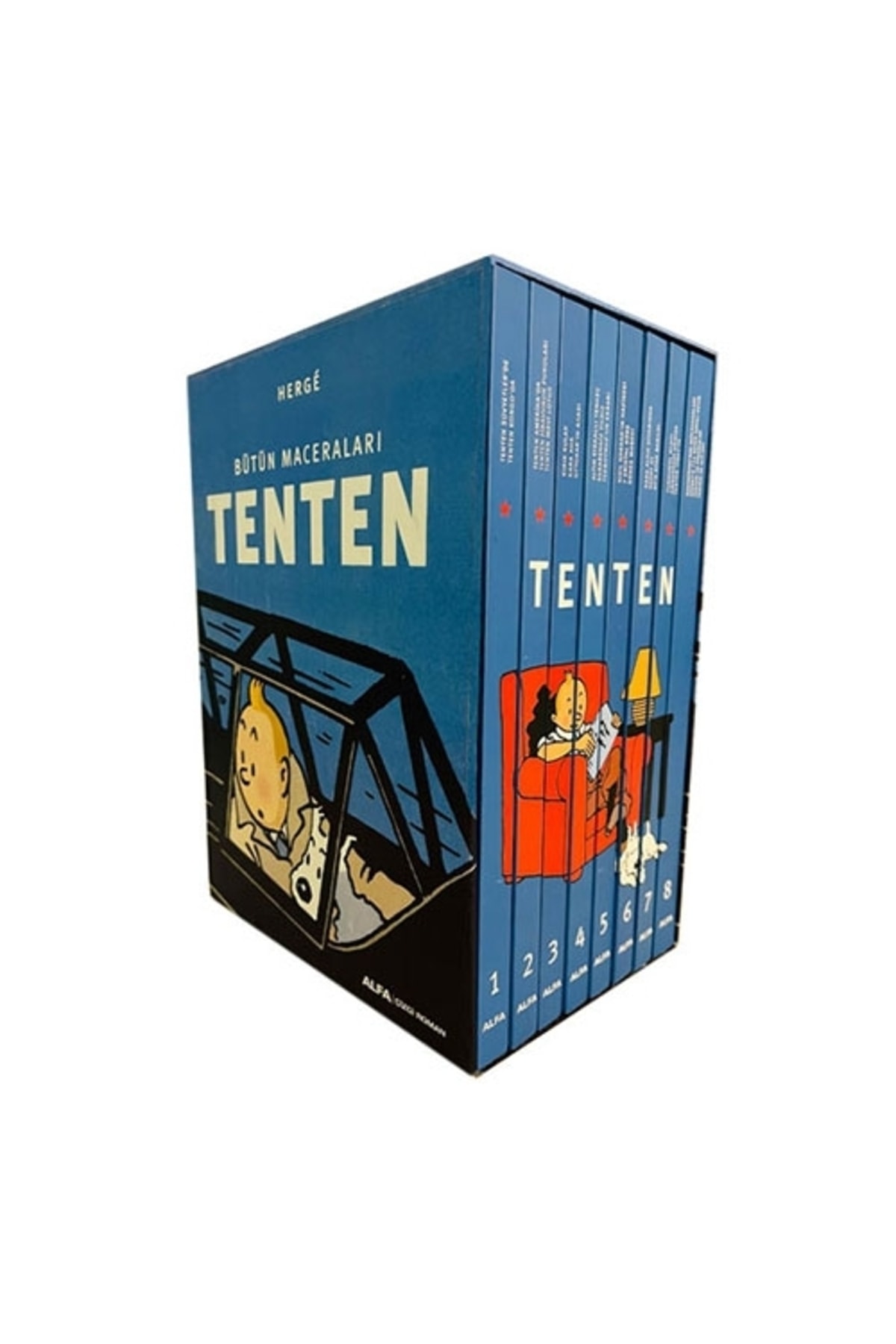 Alfa Yayınları Tenten - 8 Kitap Takım (ciltli - Kutulu) Fiyatı, Yorumları - TRENDYOL