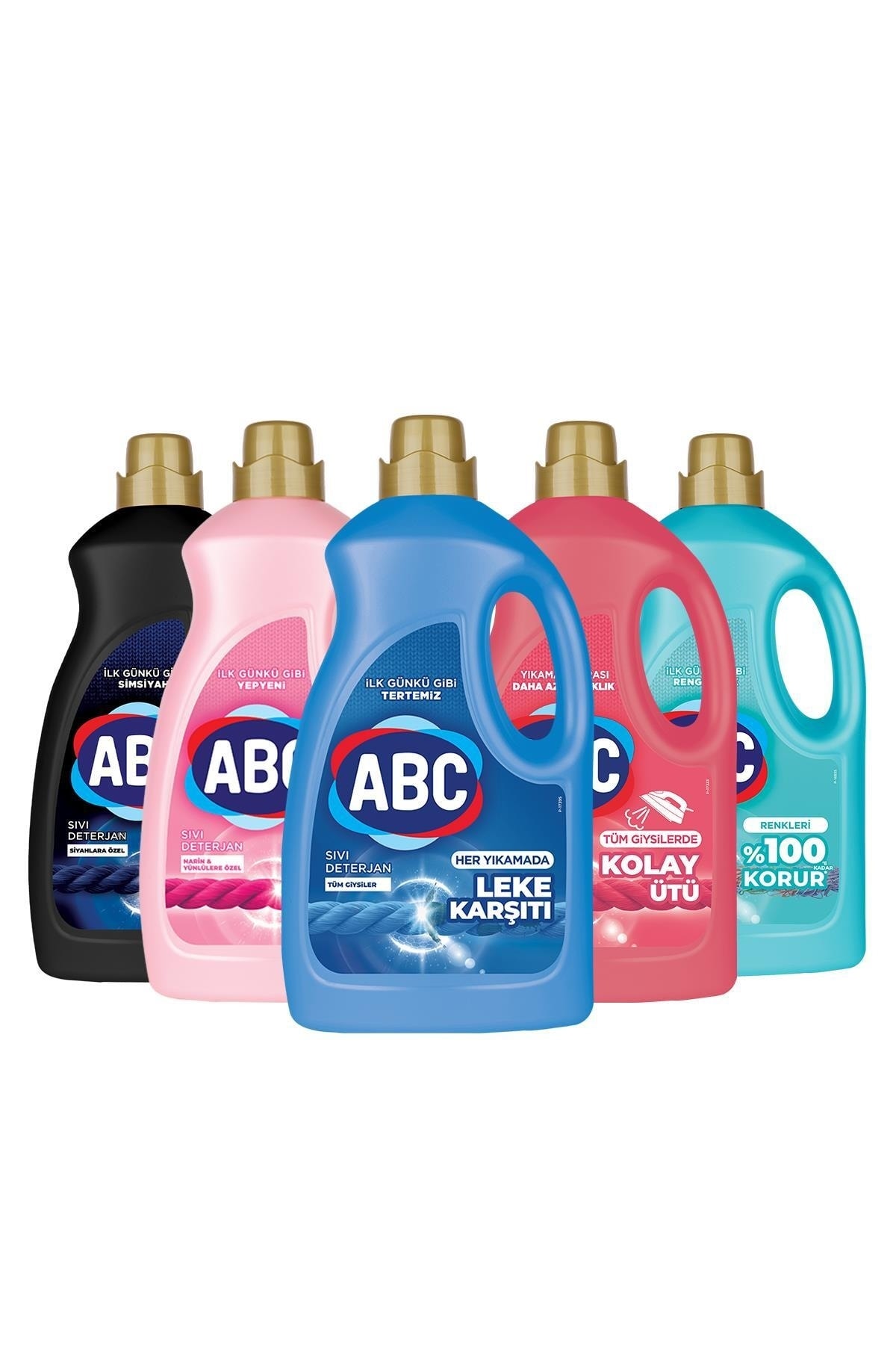 ABC Sıvı Çamaşır Deterjan Karma Set 5 Li Fiyatı, Yorumları - Trendyol