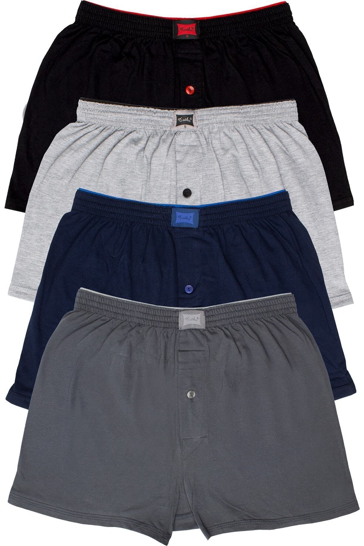 Tutku Erkek Gri Penye Düz Boxer 4'lü Fiyatı, Yorumları - Trendyol