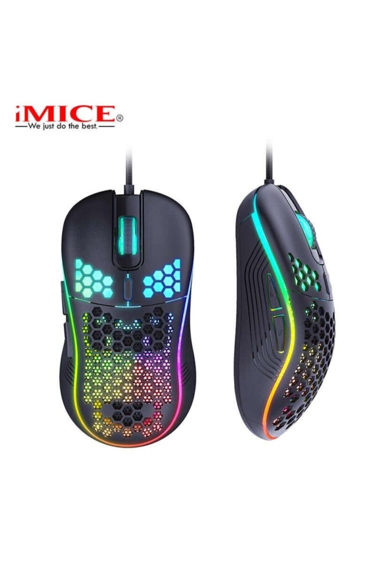 SIGHTZER Imice Siyah T98 Gamer 7200dpi Rgb Ledli Oyuncu Mouse - Fiyatı, Yorumları
