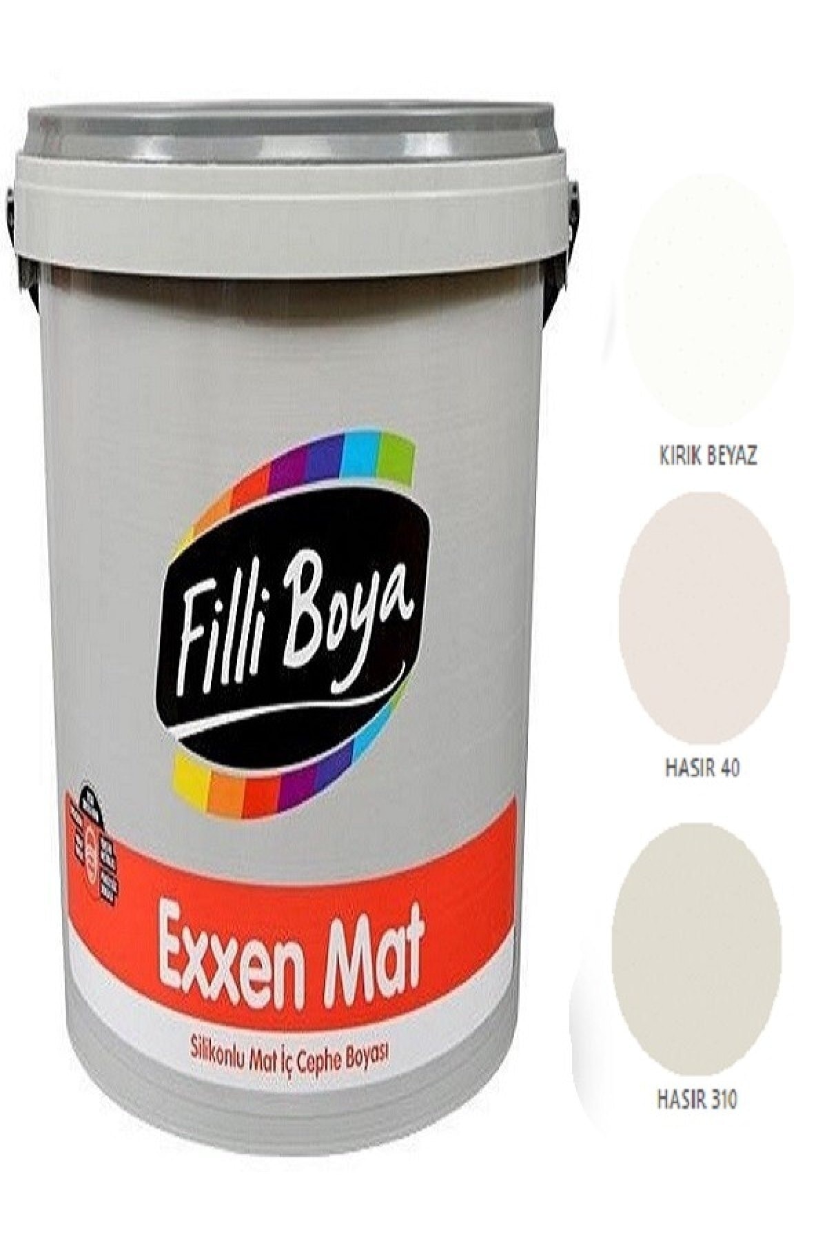 Filli Boya Exxen Mat Silikonlu Mat Iç Cephe Boyası 15lt (kırık Beyaz ...