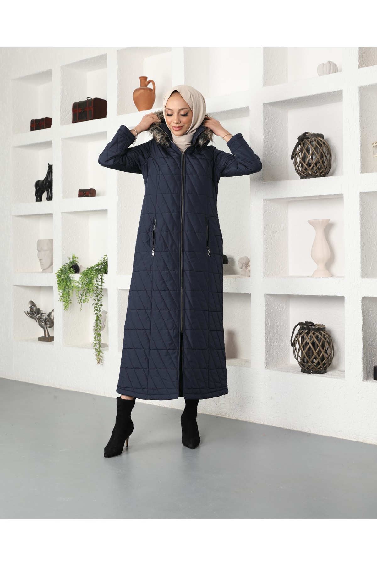 Gülcem Kapitone Uzun Boy Mont - Fiyatı, Yorumları